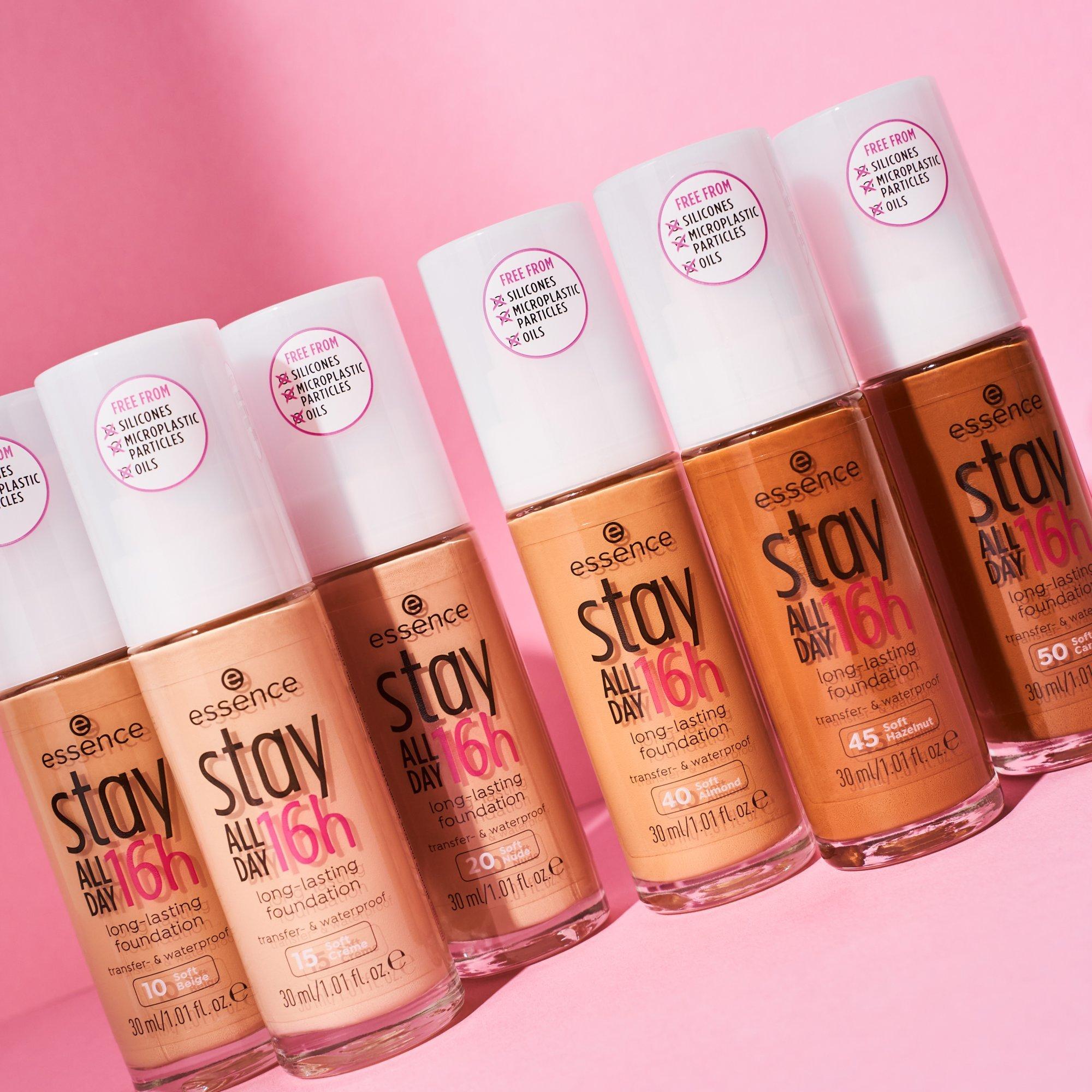 essence stay ALL DAY 16h long-lasting Foundation Soft Creme online ...