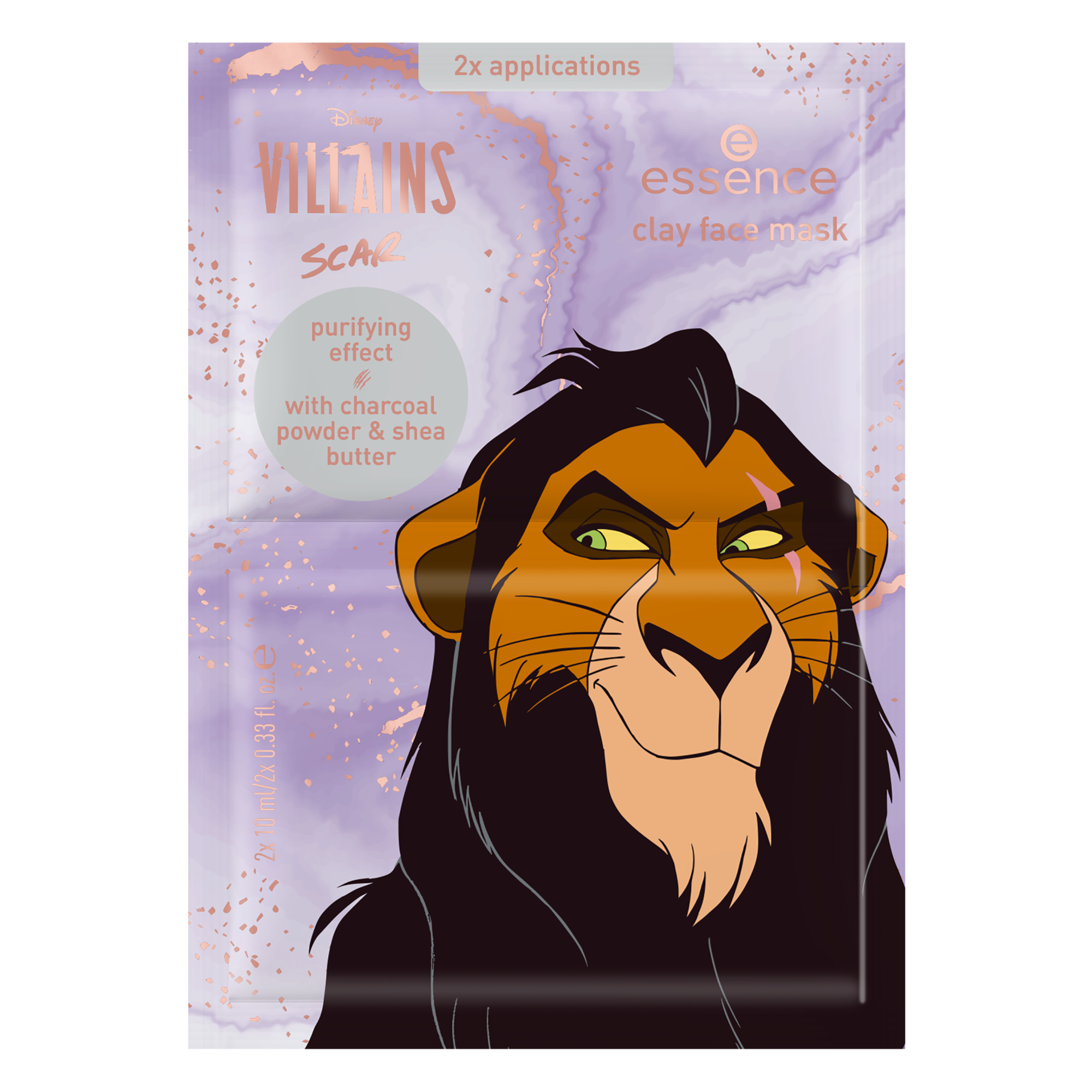 Buy essence Disney Villains Scar clay face mask Fearless online