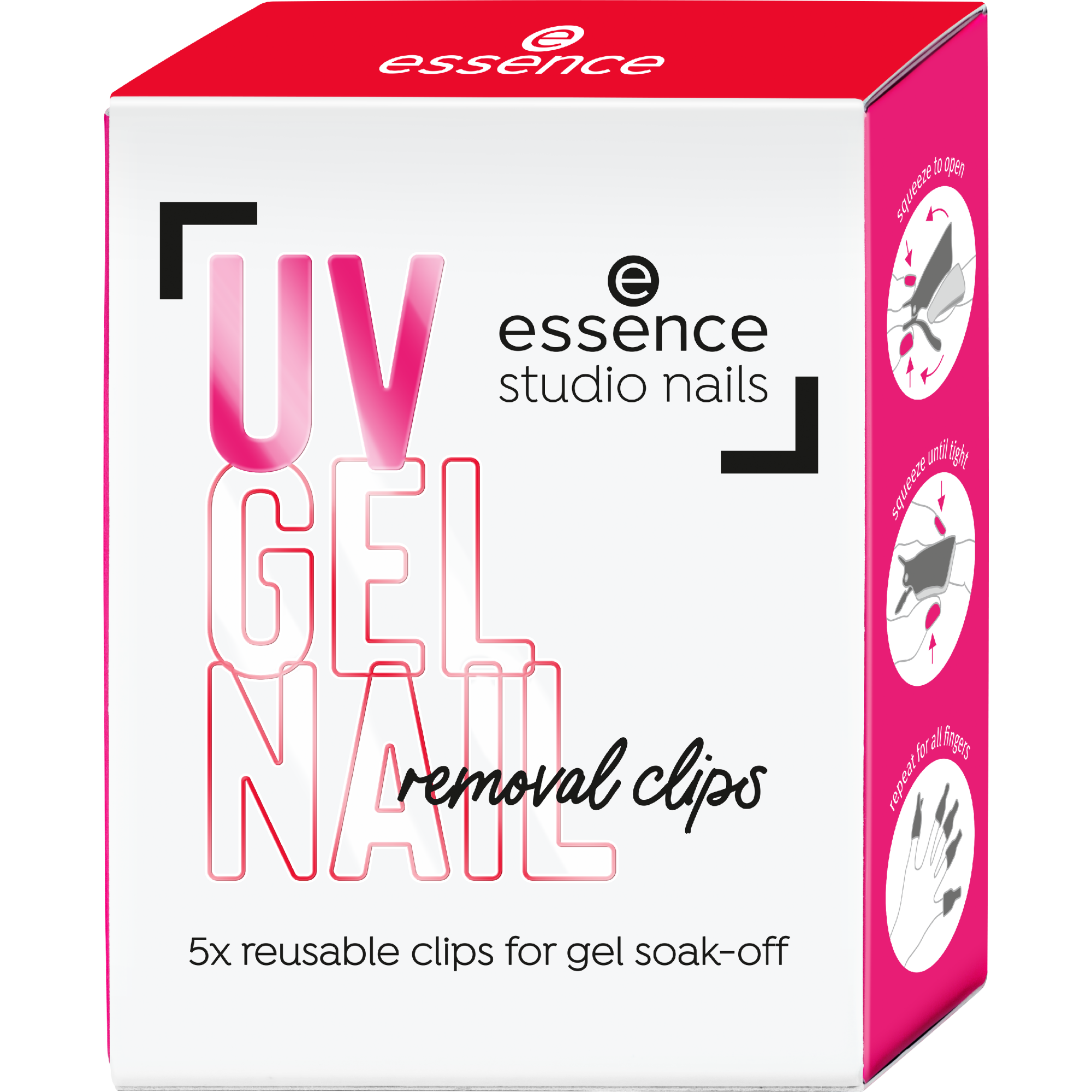 Buy essence studio nails UV GEL NAIL removal clips hold me tight online