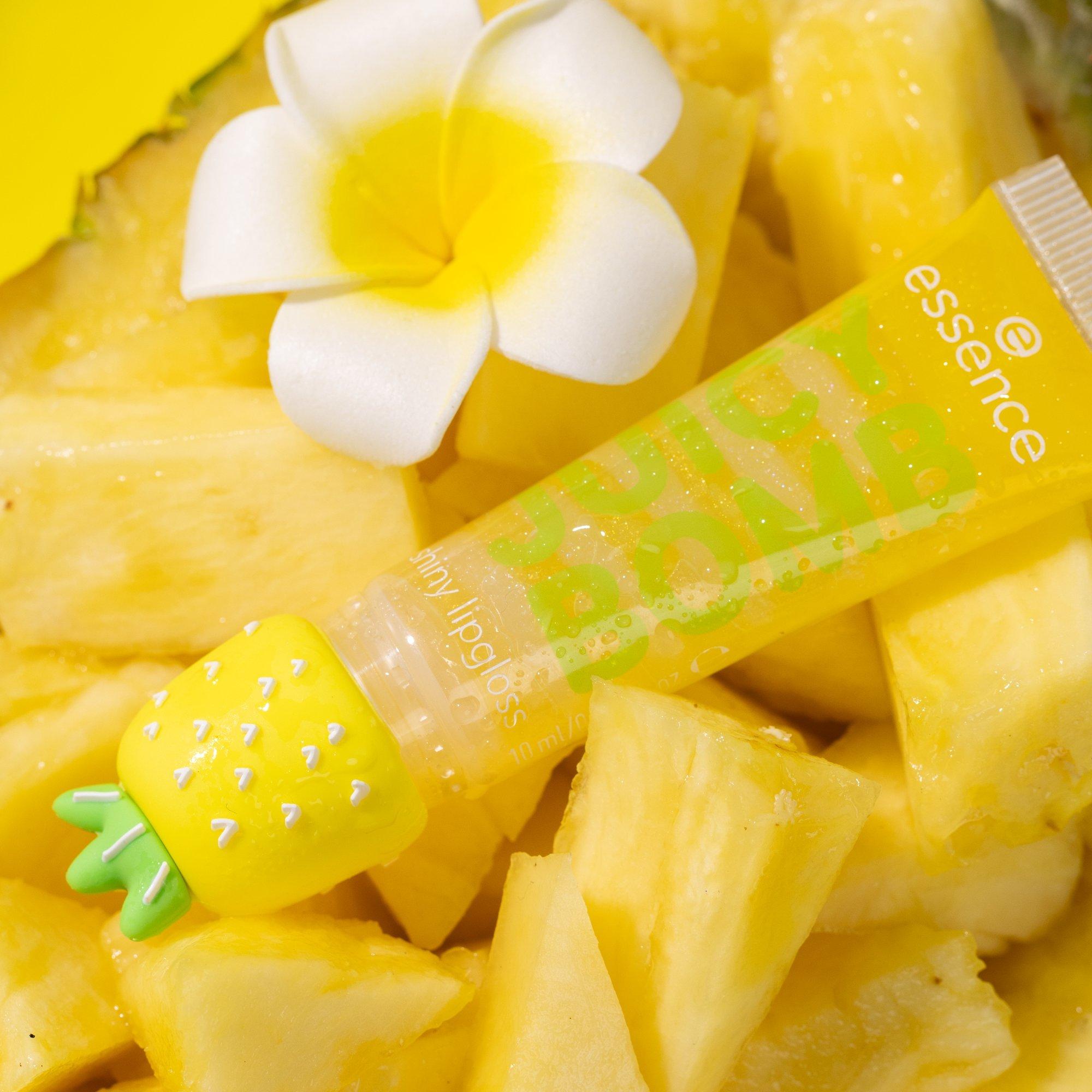 Koop essence JUICY BOMB shiny lipgloss Pineapple Paradise online Koop essence JUICY BOMB shiny lipgloss Pineapple Paradise online