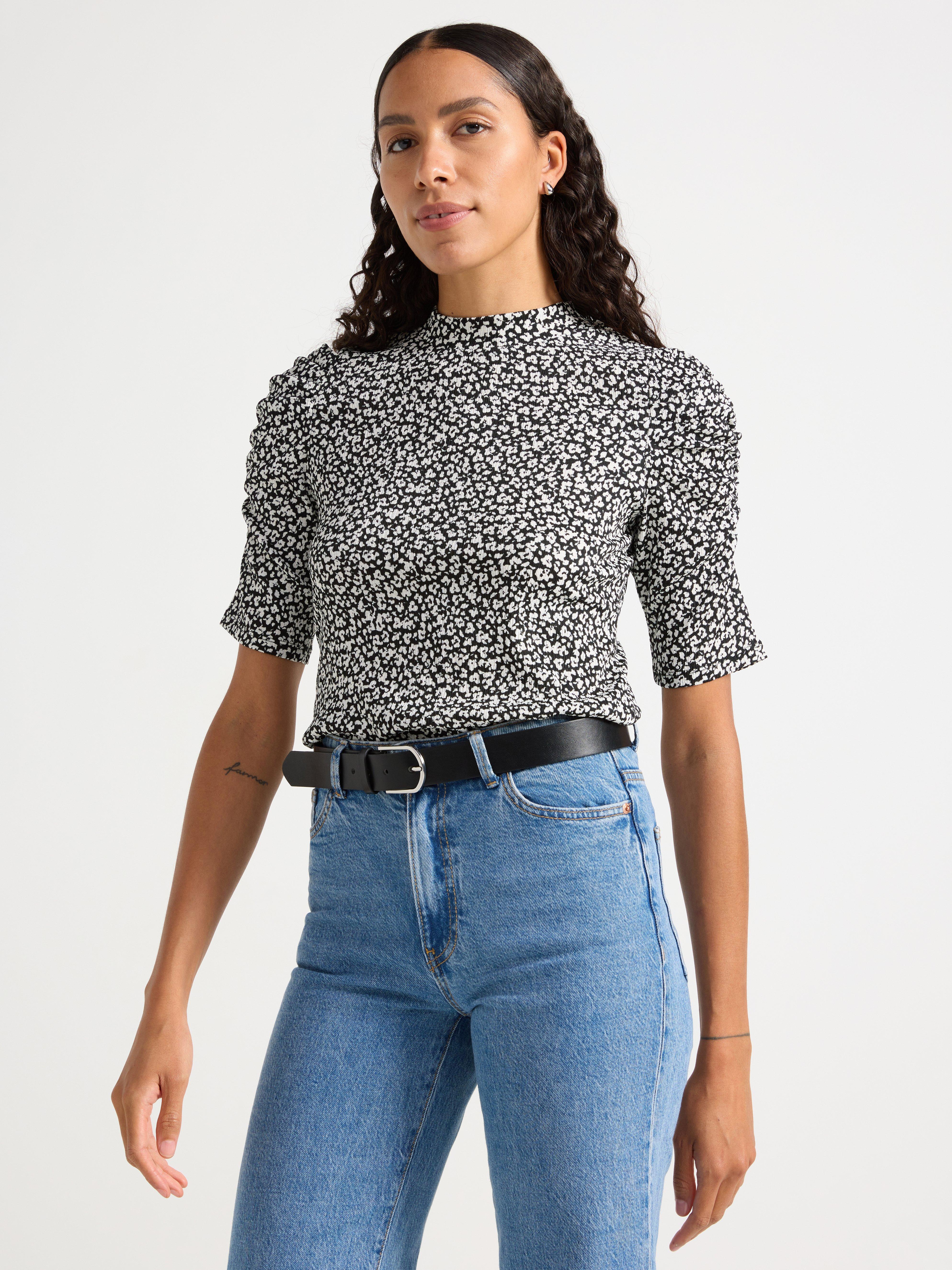 Topp med puffärm | Lindex