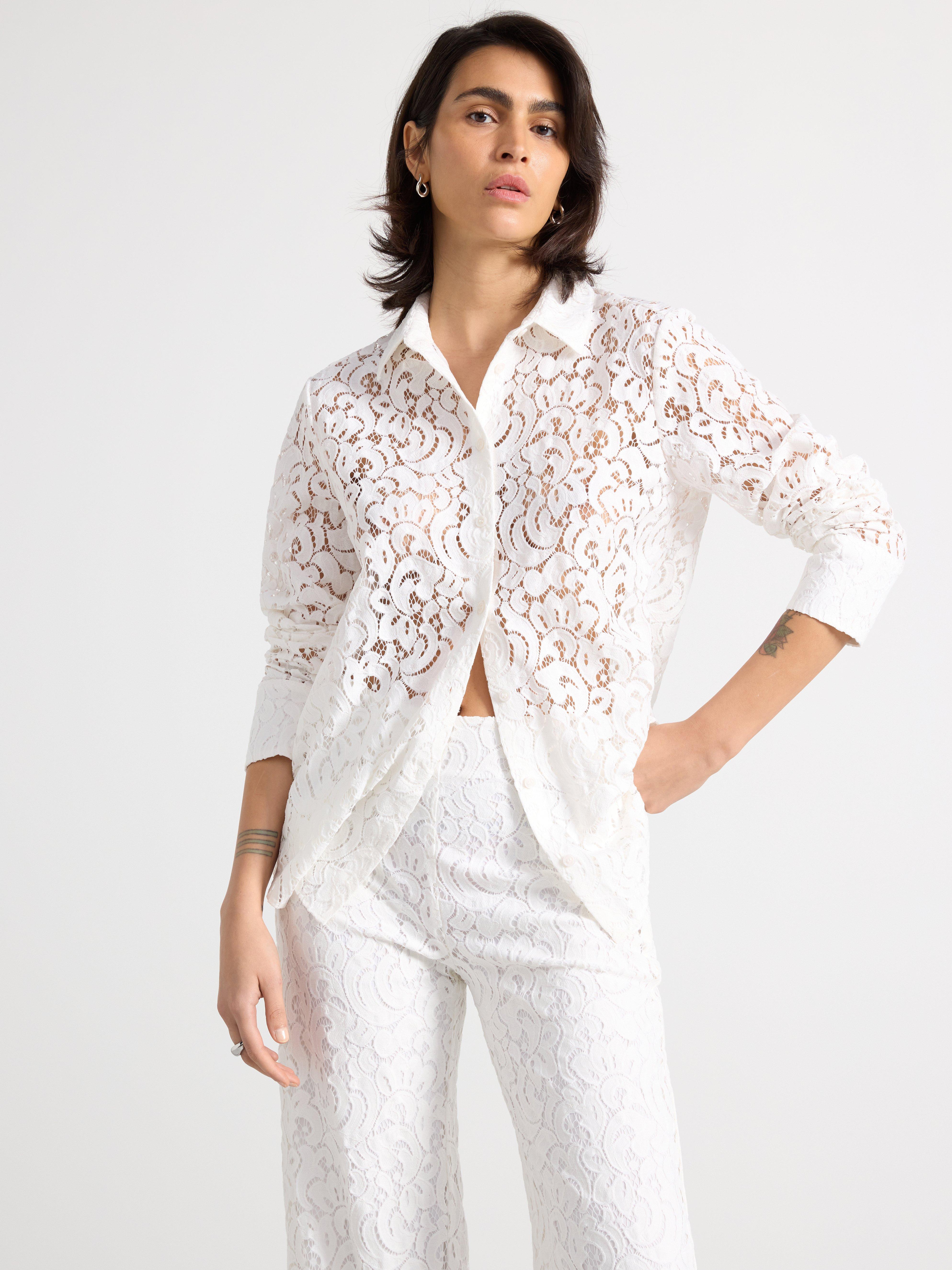 Shirt in lace | Lindex