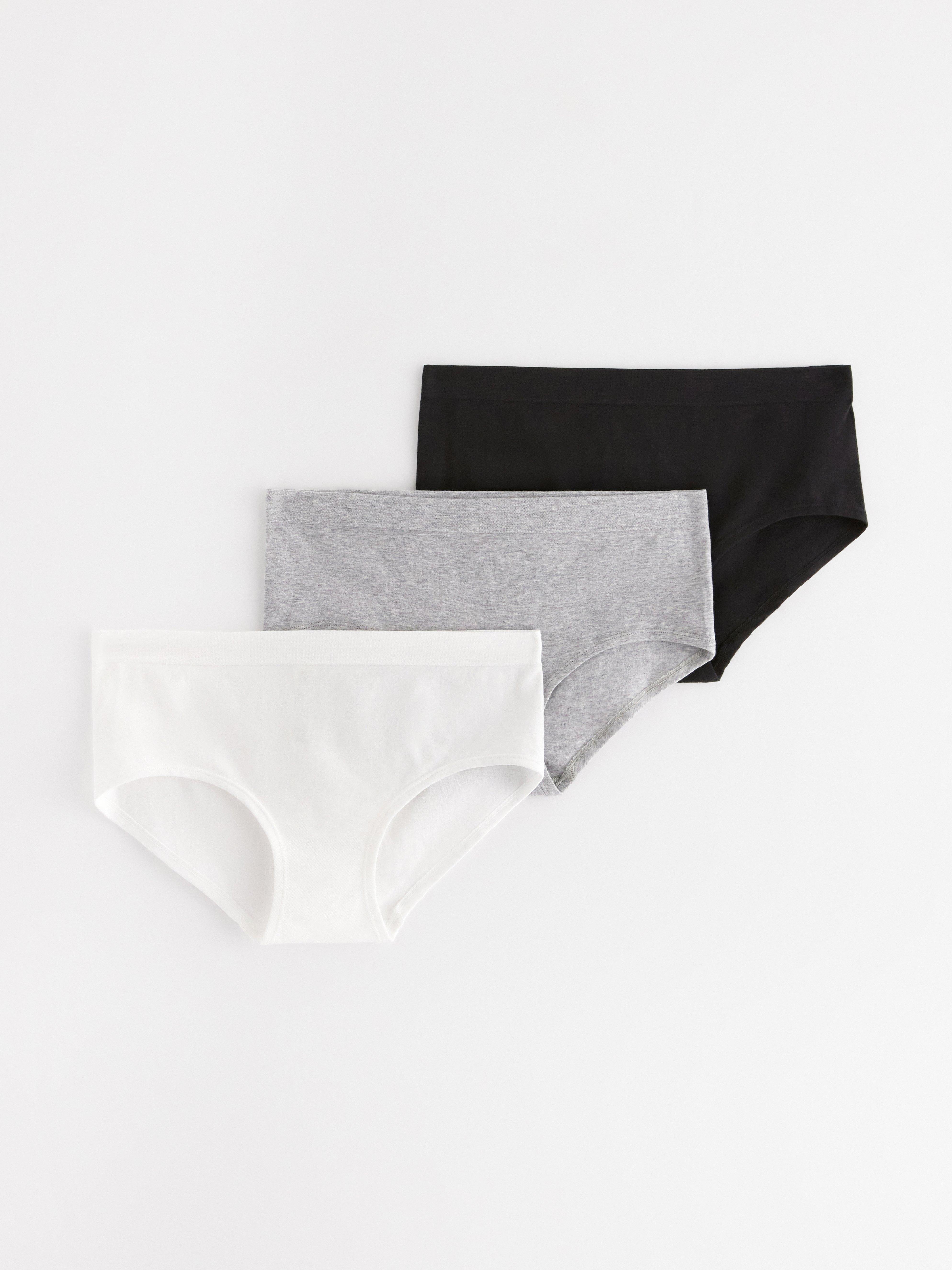 3-pack seamless trosor med normalhög midja | Lindex