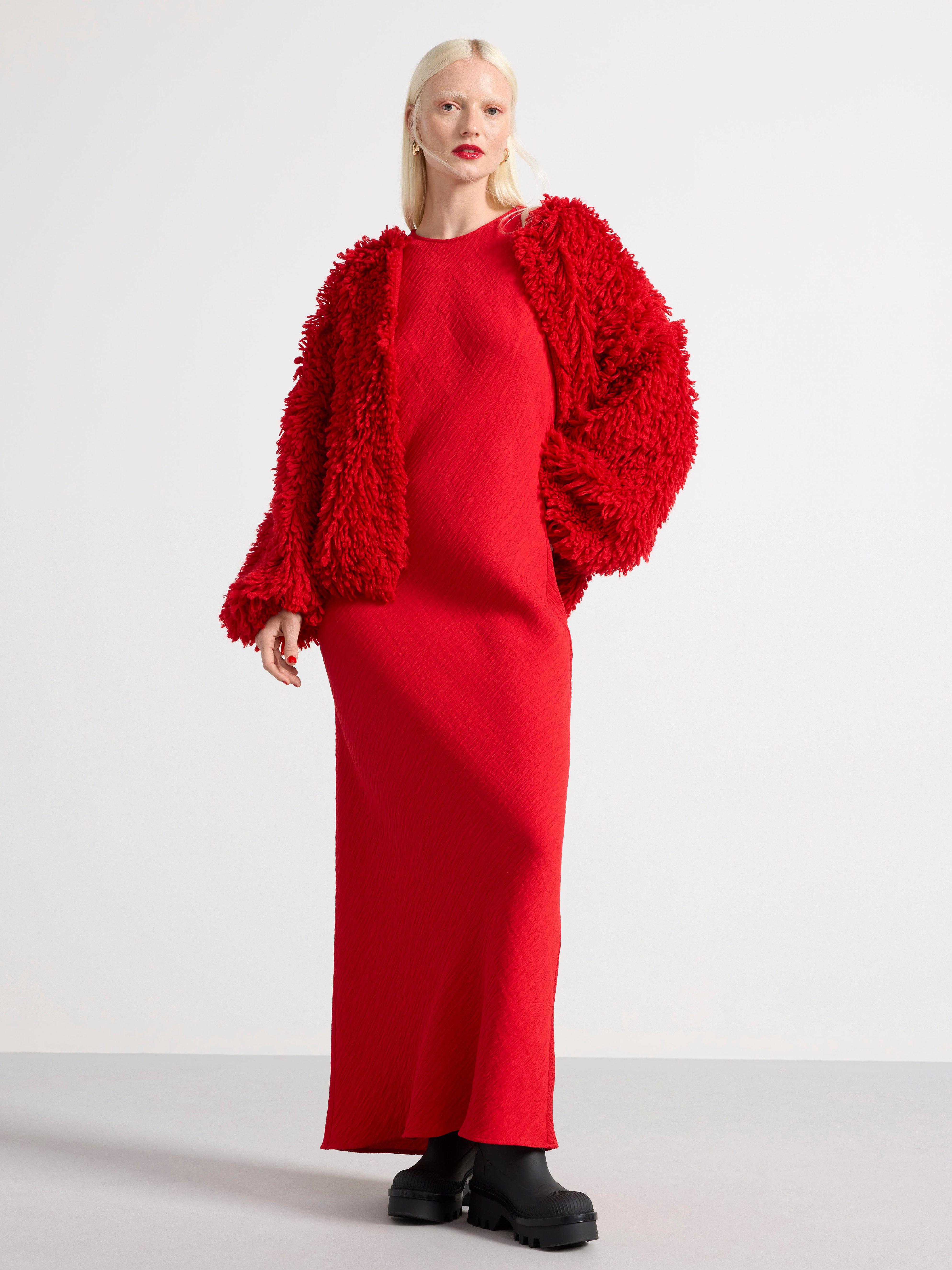 Loop-knit cardigan in wool blend | Lindex