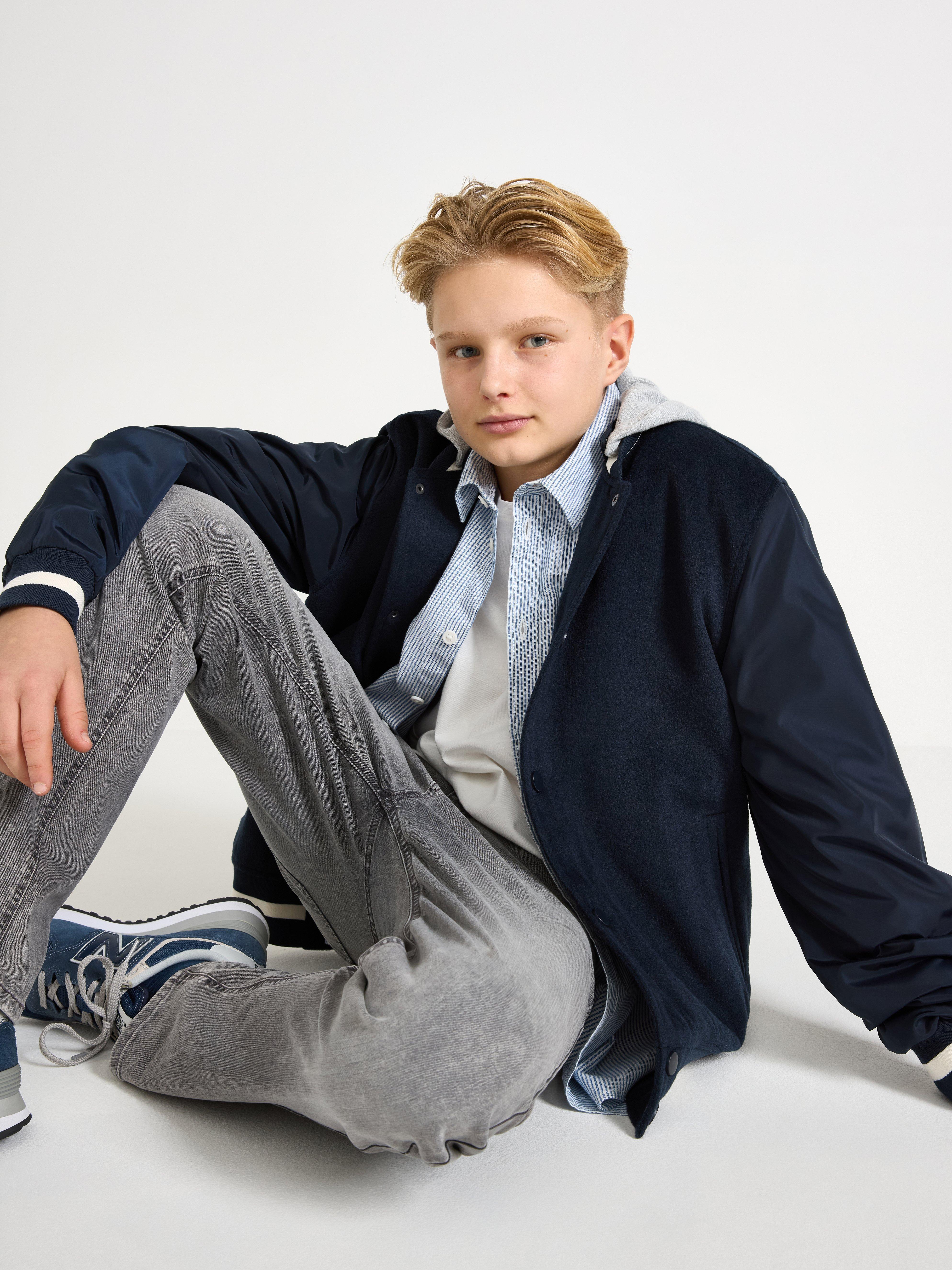 Jacka med avtagbar huva | Lindex