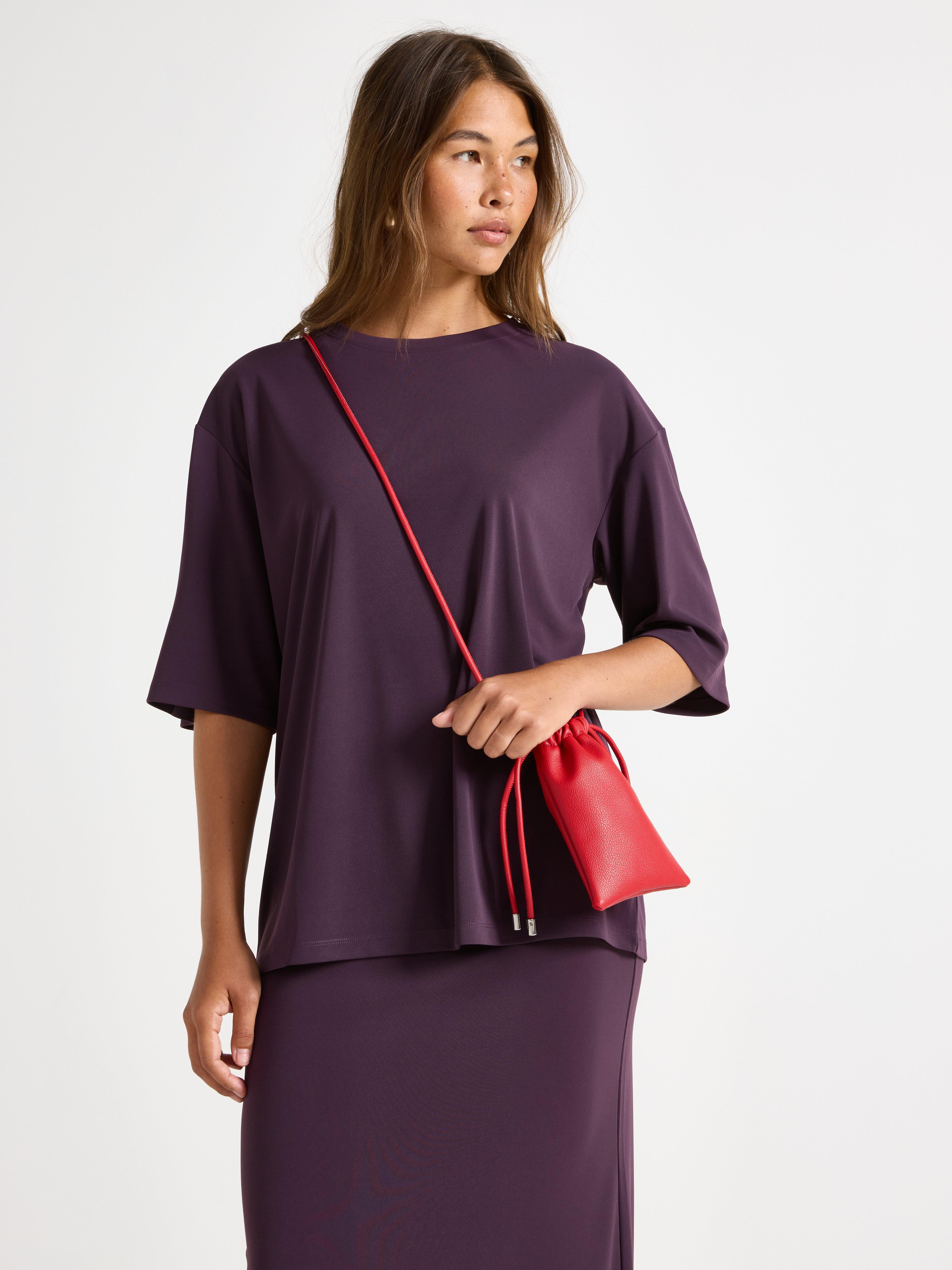 Kortermet oversized topp | Lindex