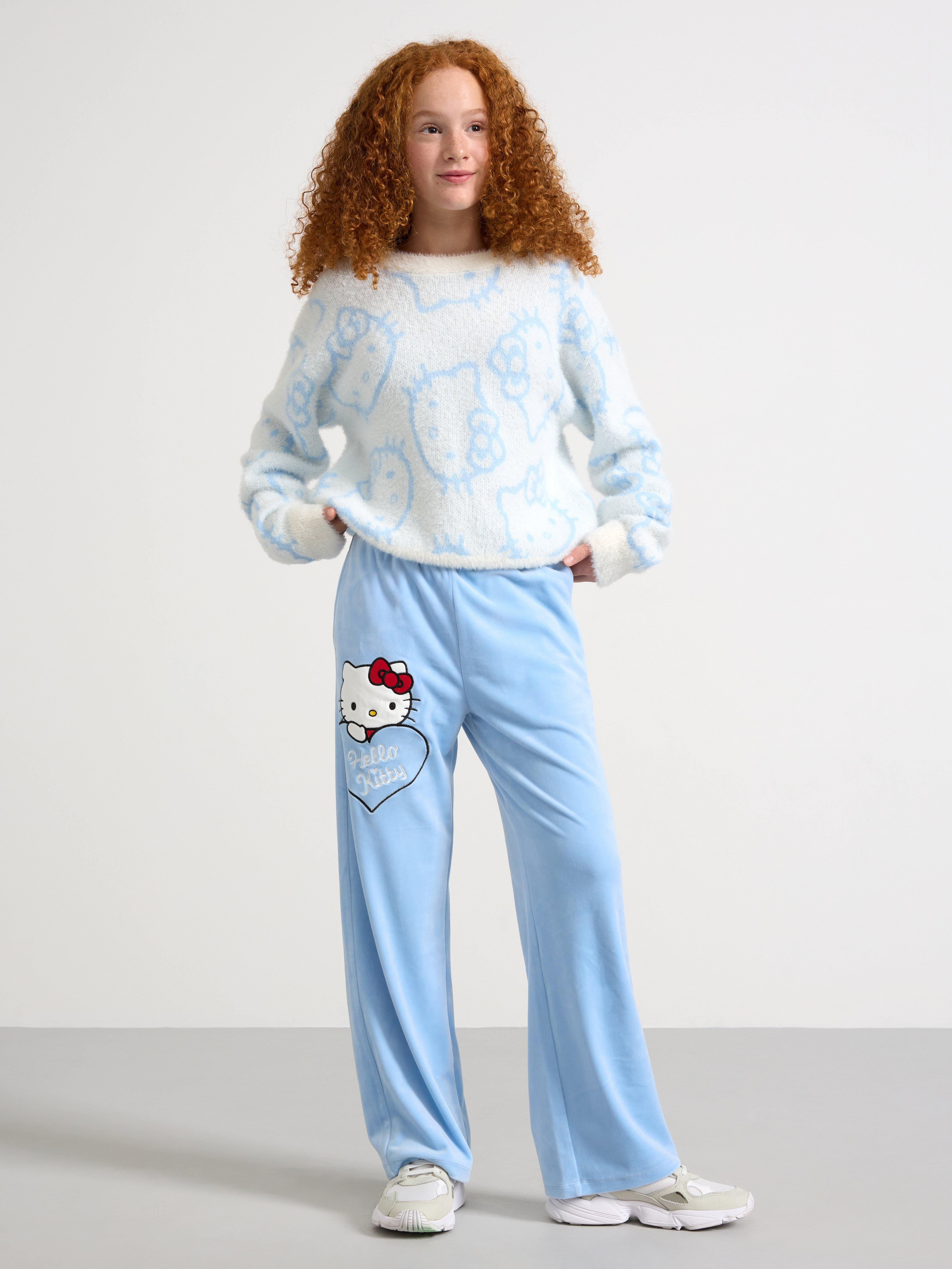 Hello Kitty joggers in velour | Lindex