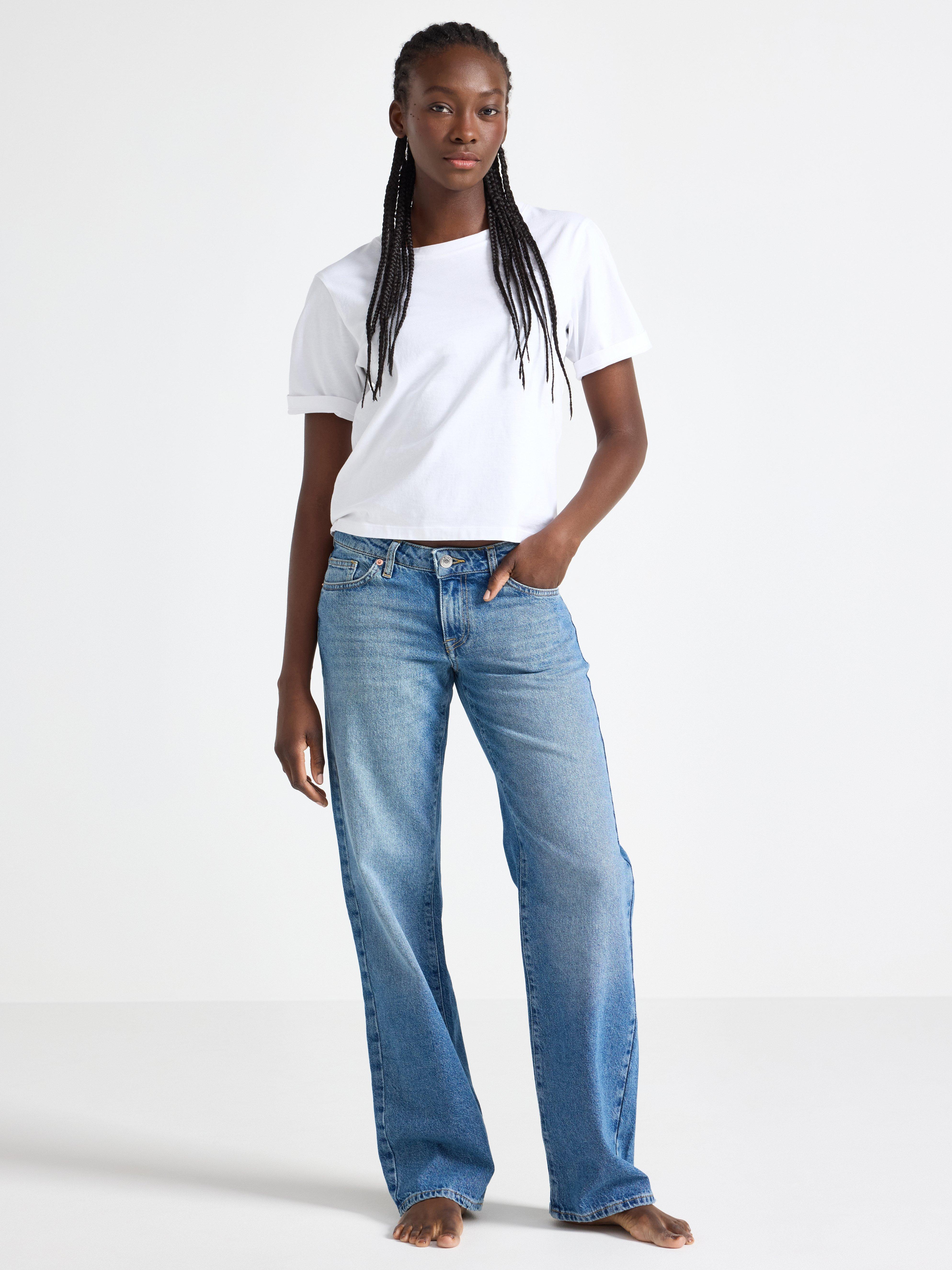 Jeans för dam - Jeans i olika modeller & färger | Lindex