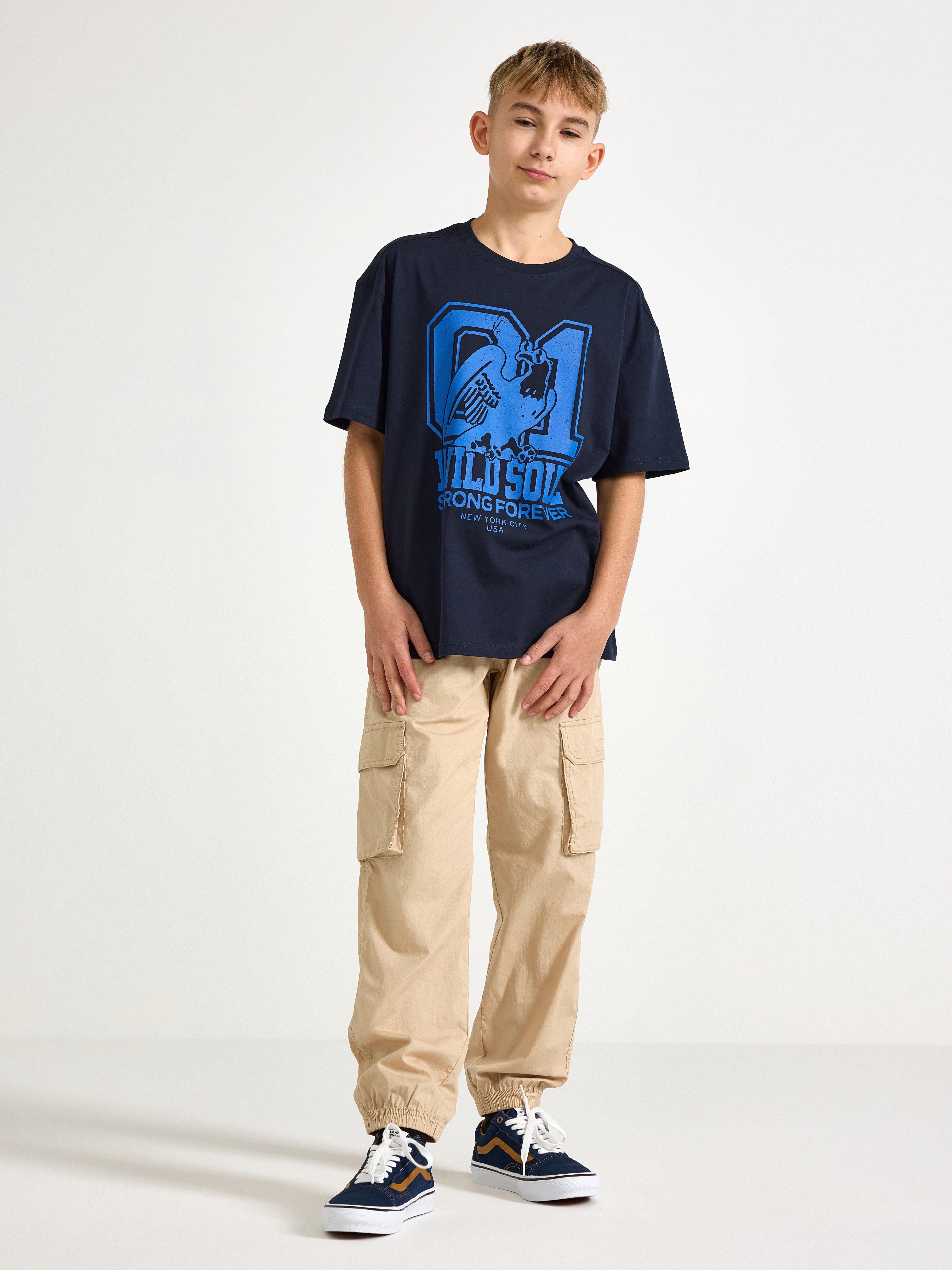 VILGOT Wide leg cargobyxor | Lindex