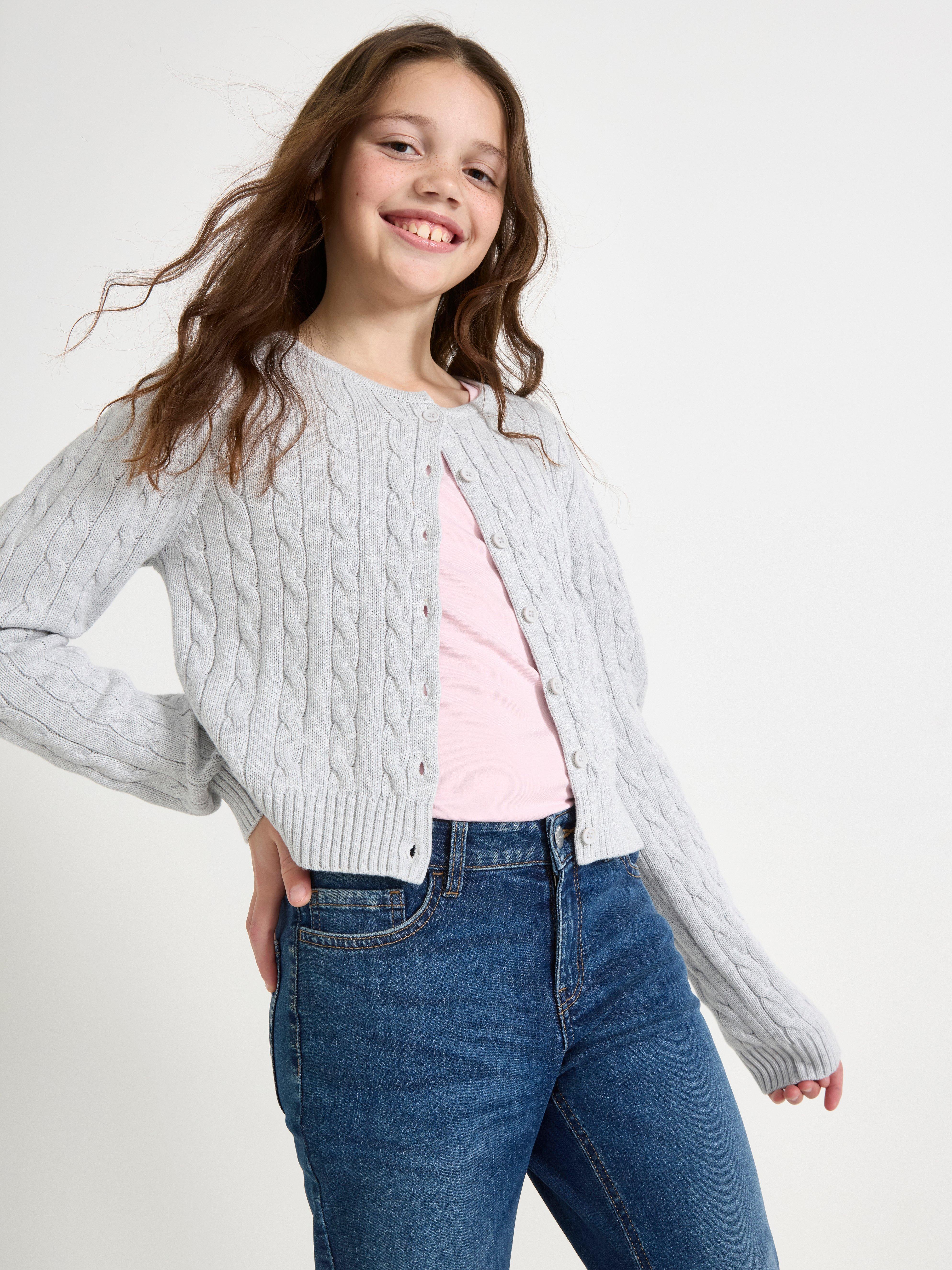 Cable-knit cardigan | Lindex
