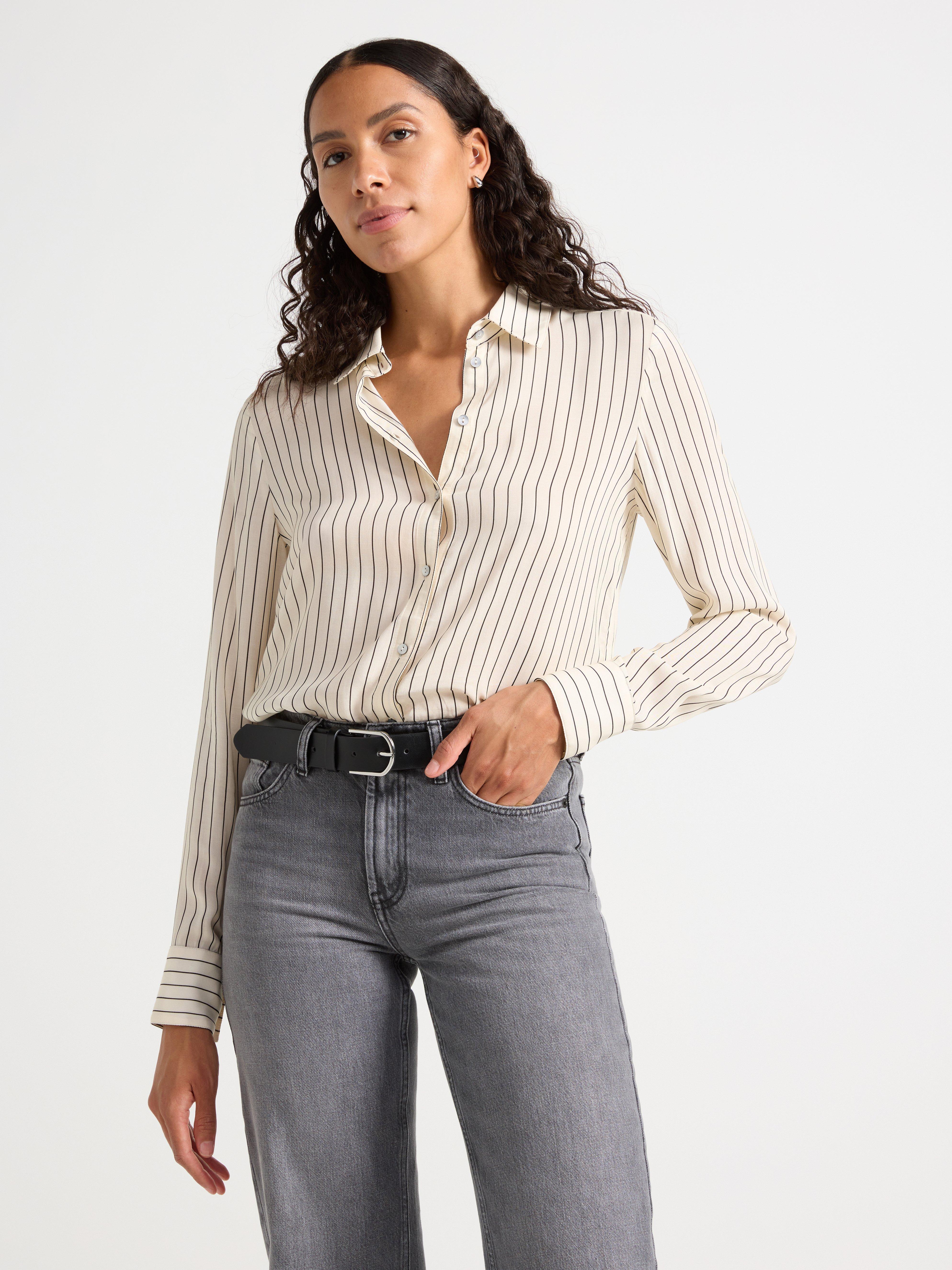 Randig blus | Lindex