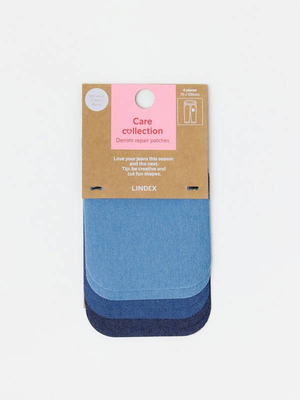 Repair patches in denim | Lindex Repair patches in denim | Lindex