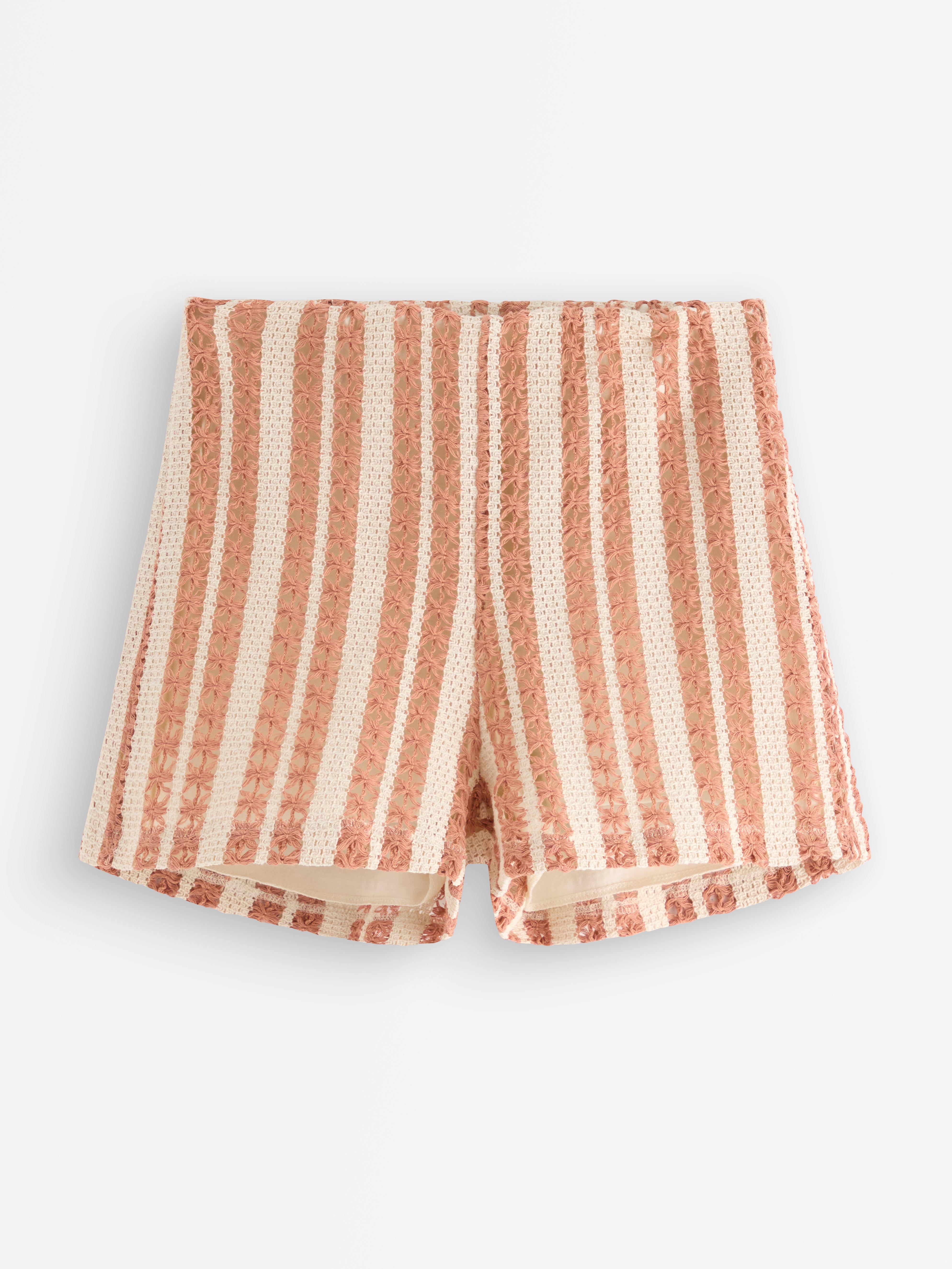 Shorts with crochet look | Lindex