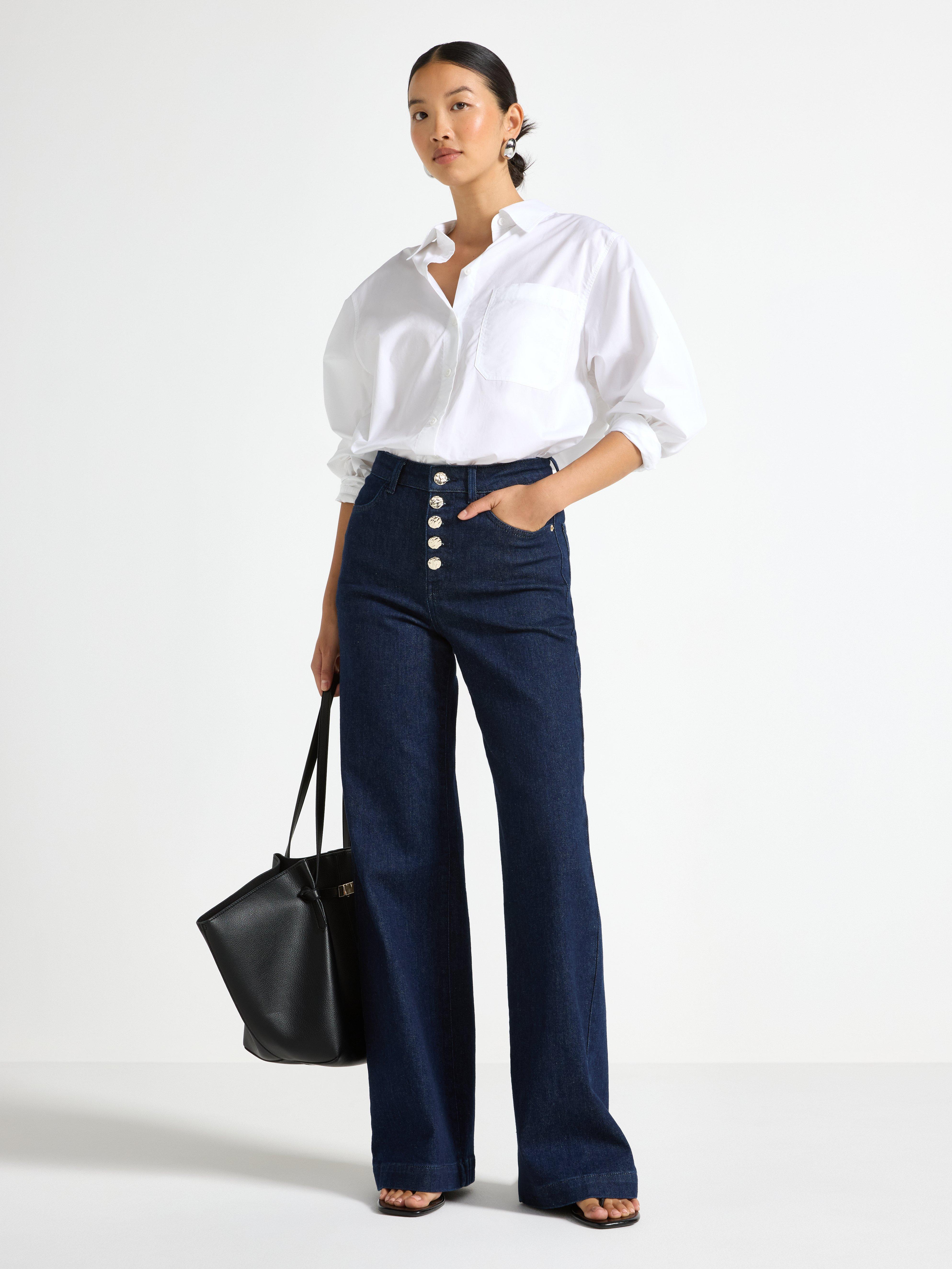 Jeans för dam - Jeans i olika modeller & färger | Lindex