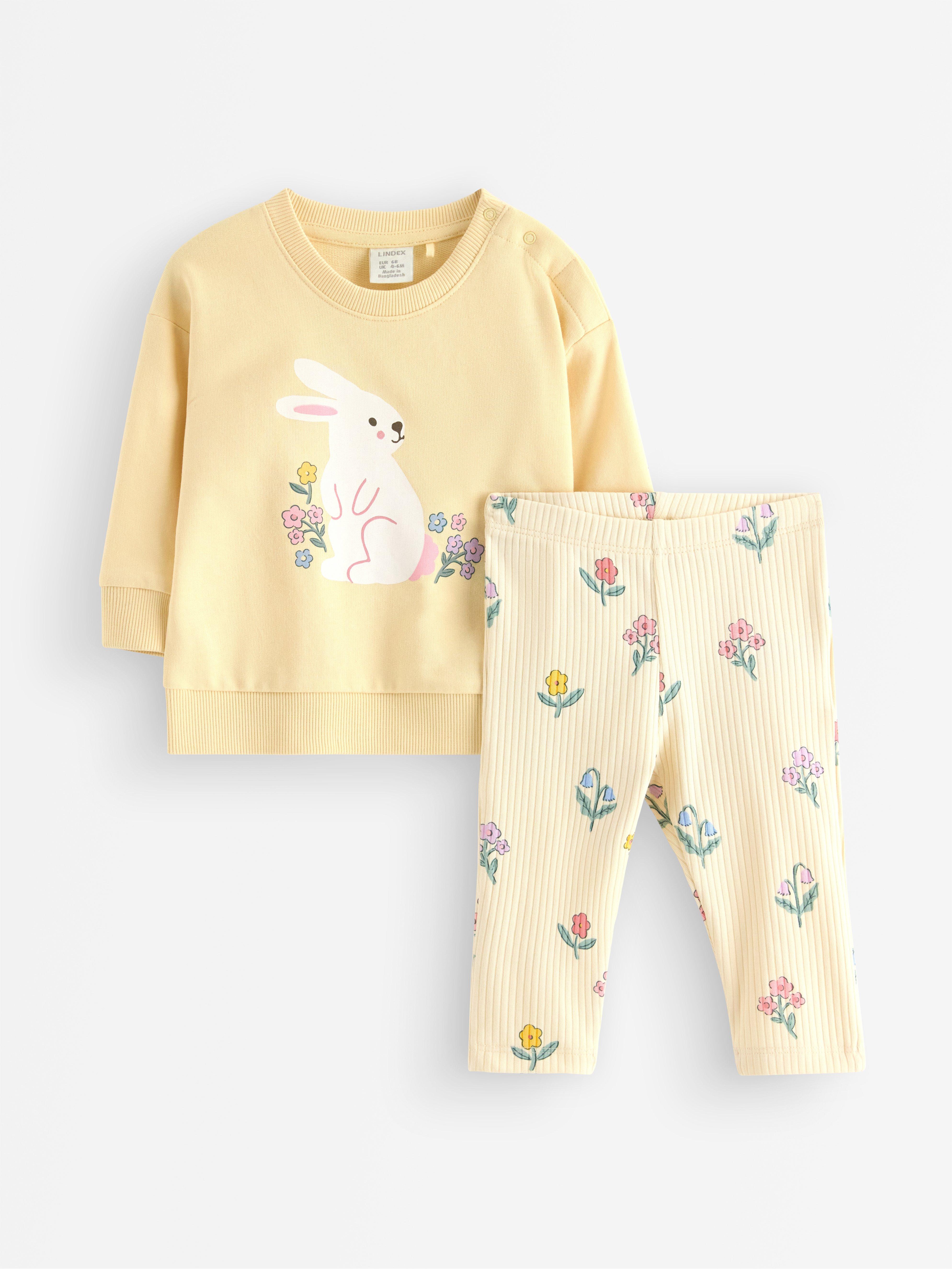 Set - sweatshirt och leggings | Lindex