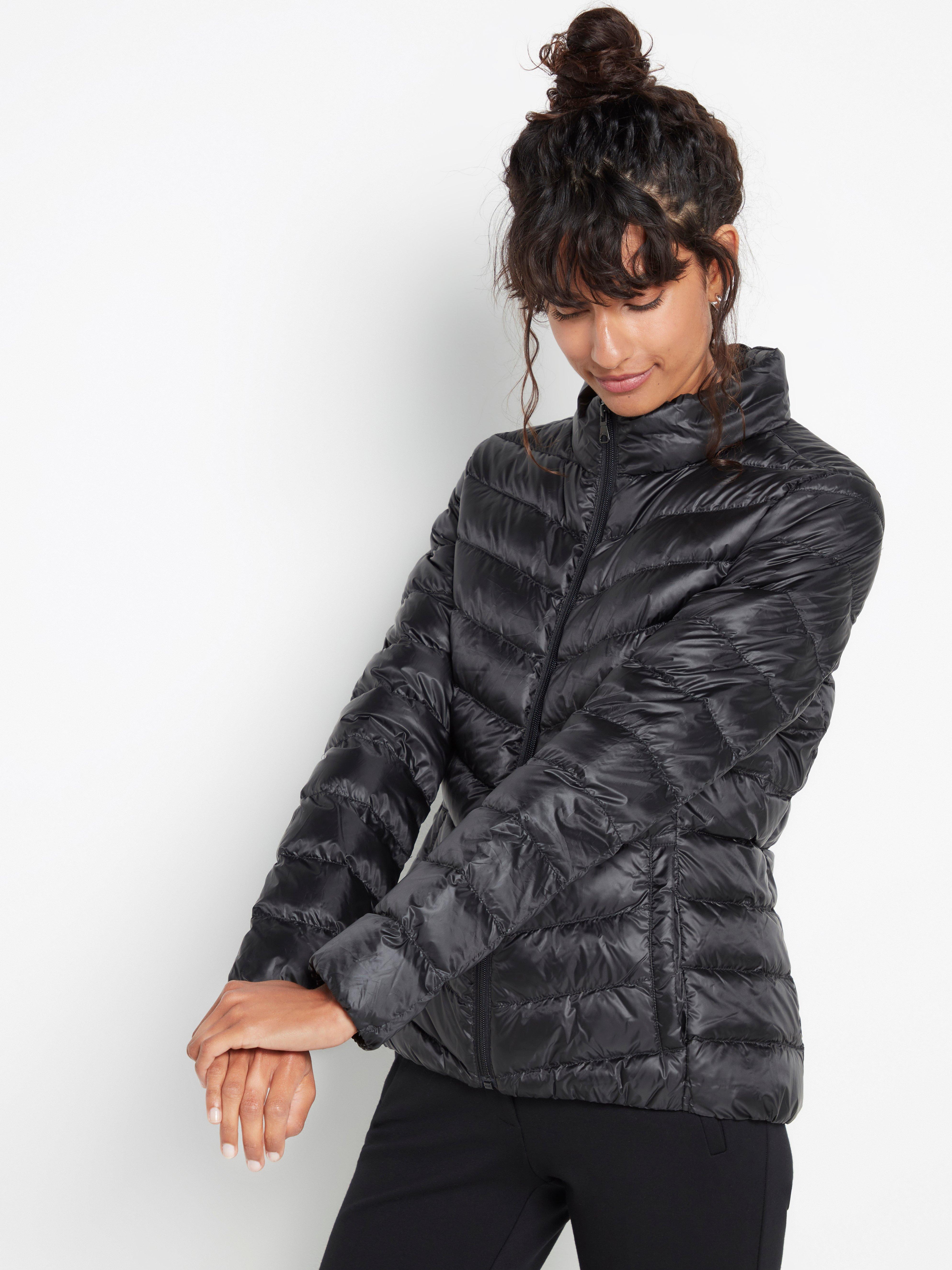 i tid Studsa skära ner lätt dunjacka dam svart Uppströms bark Oförenlig