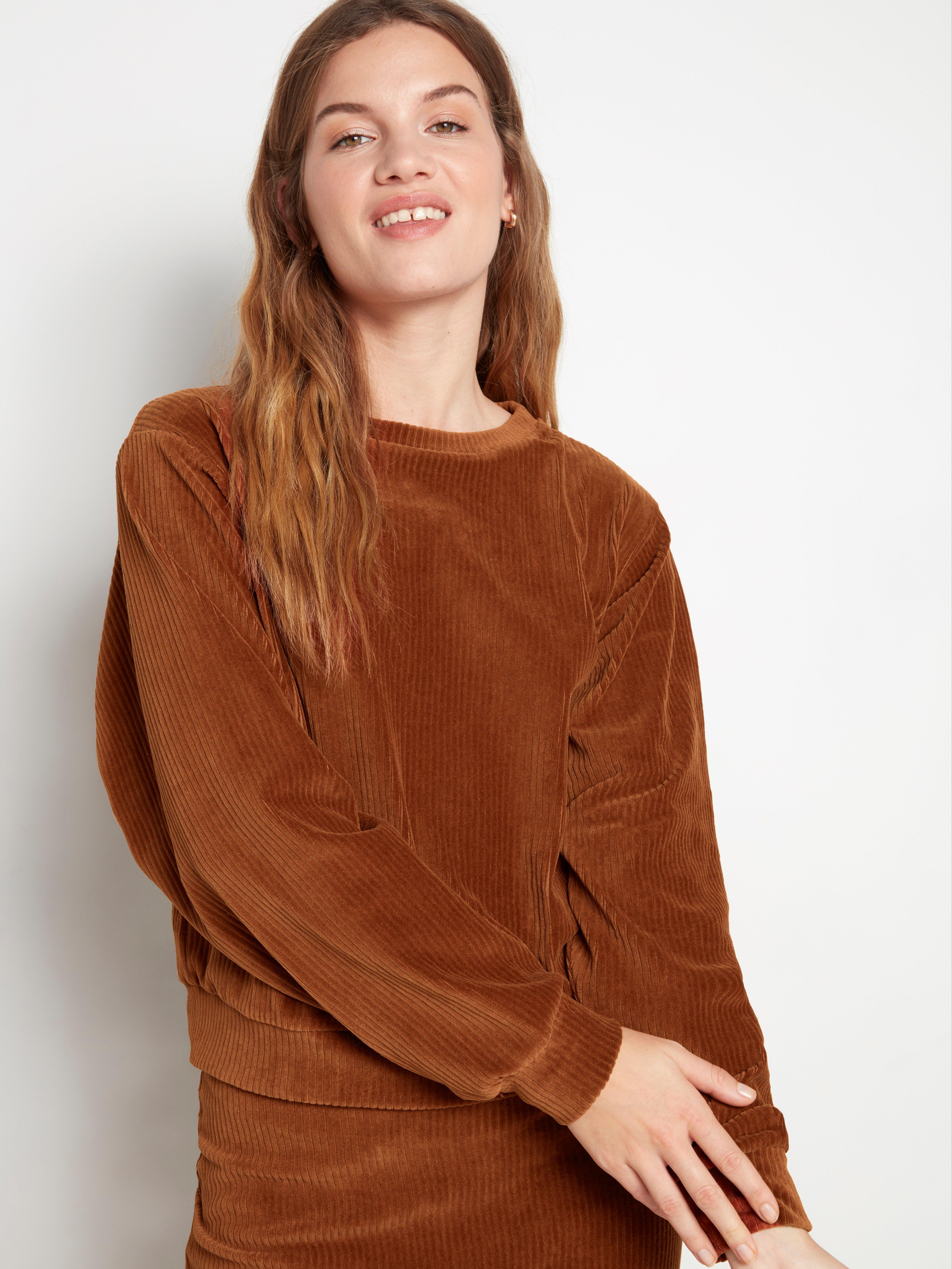 Corduroy sweatshirt store