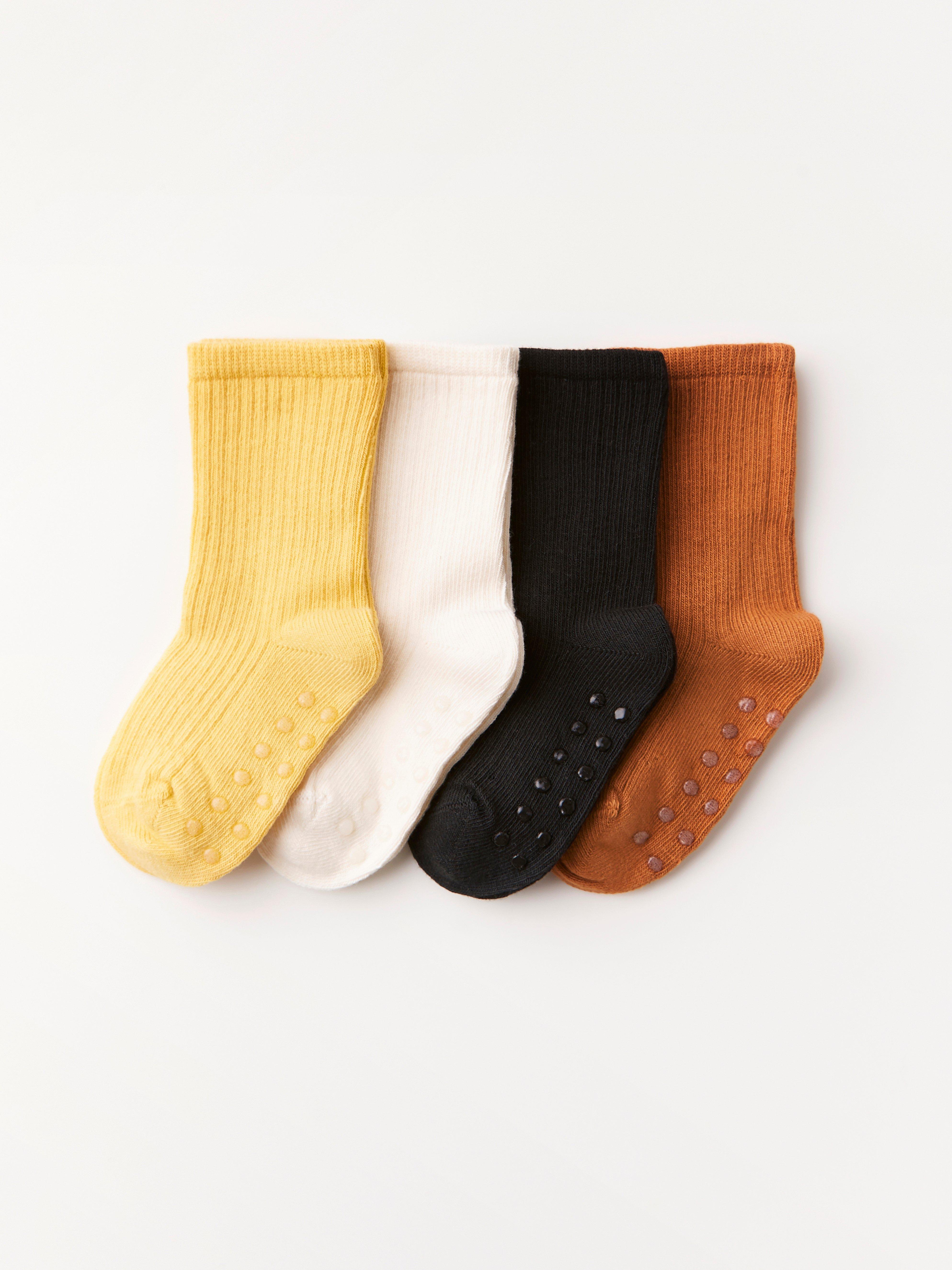 4-pack ribbade strumpor | Lindex