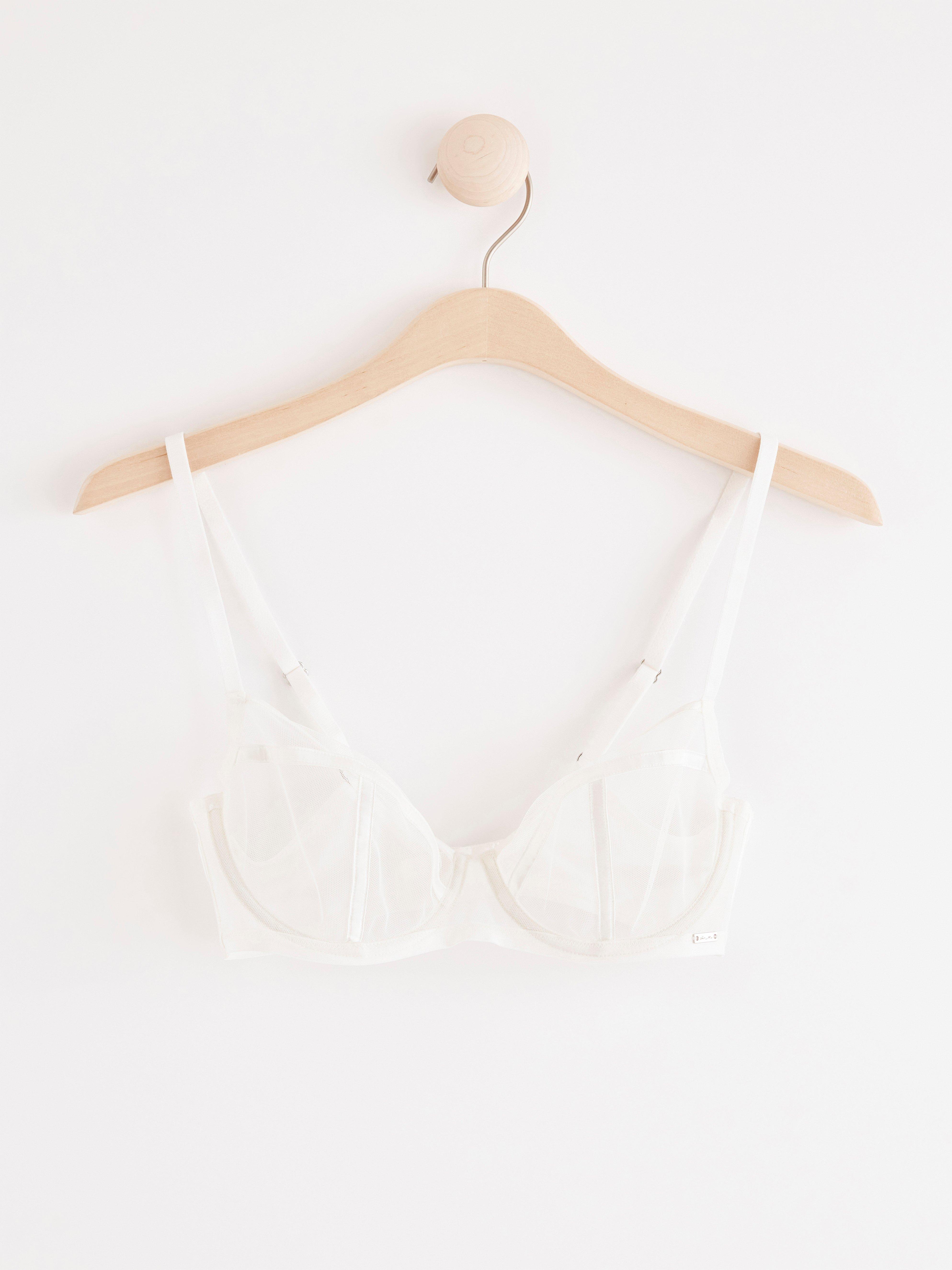 Unpadded bra in mesh | Lindex