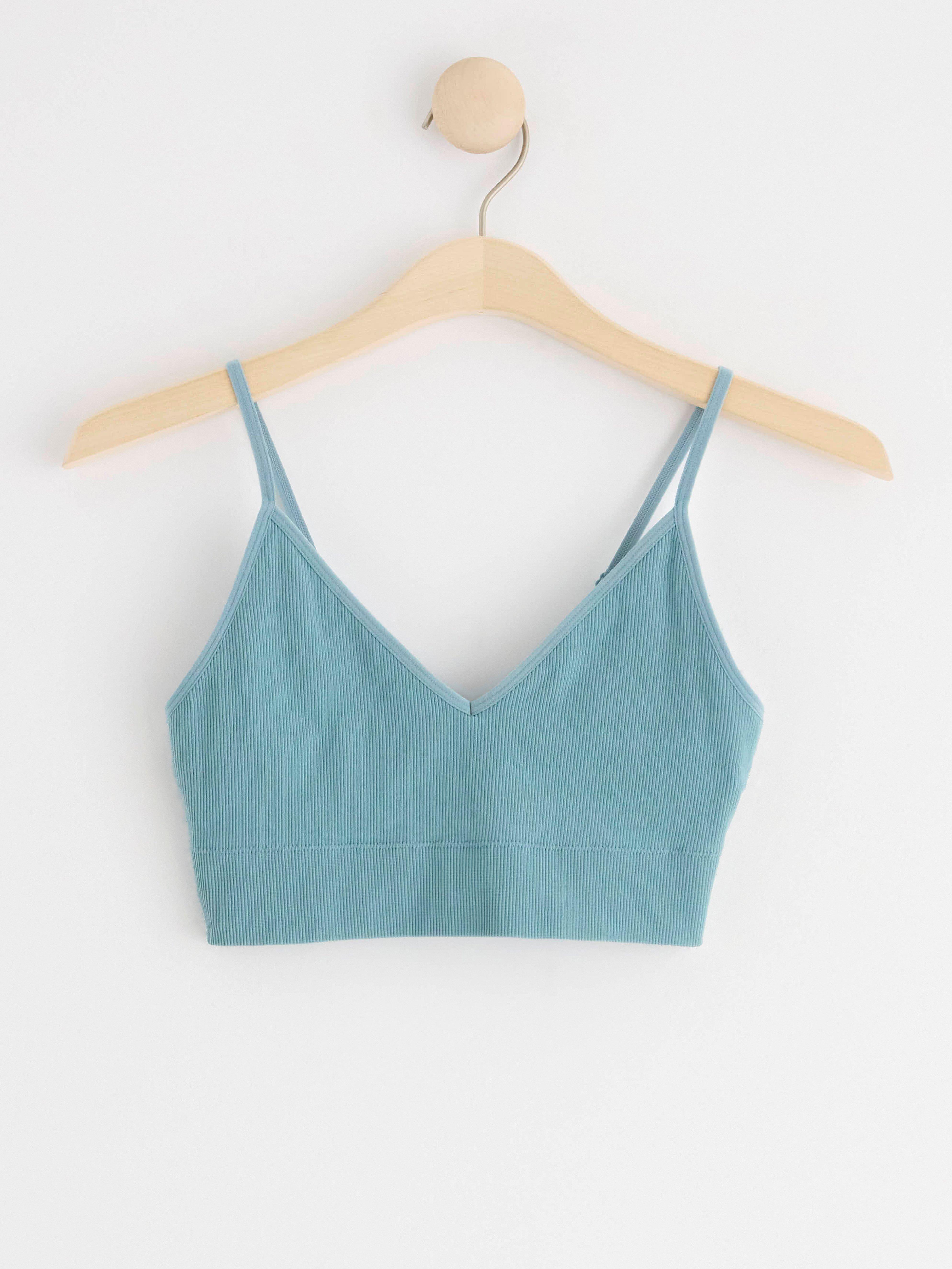 Seamless ribbed soft bra | Lindex