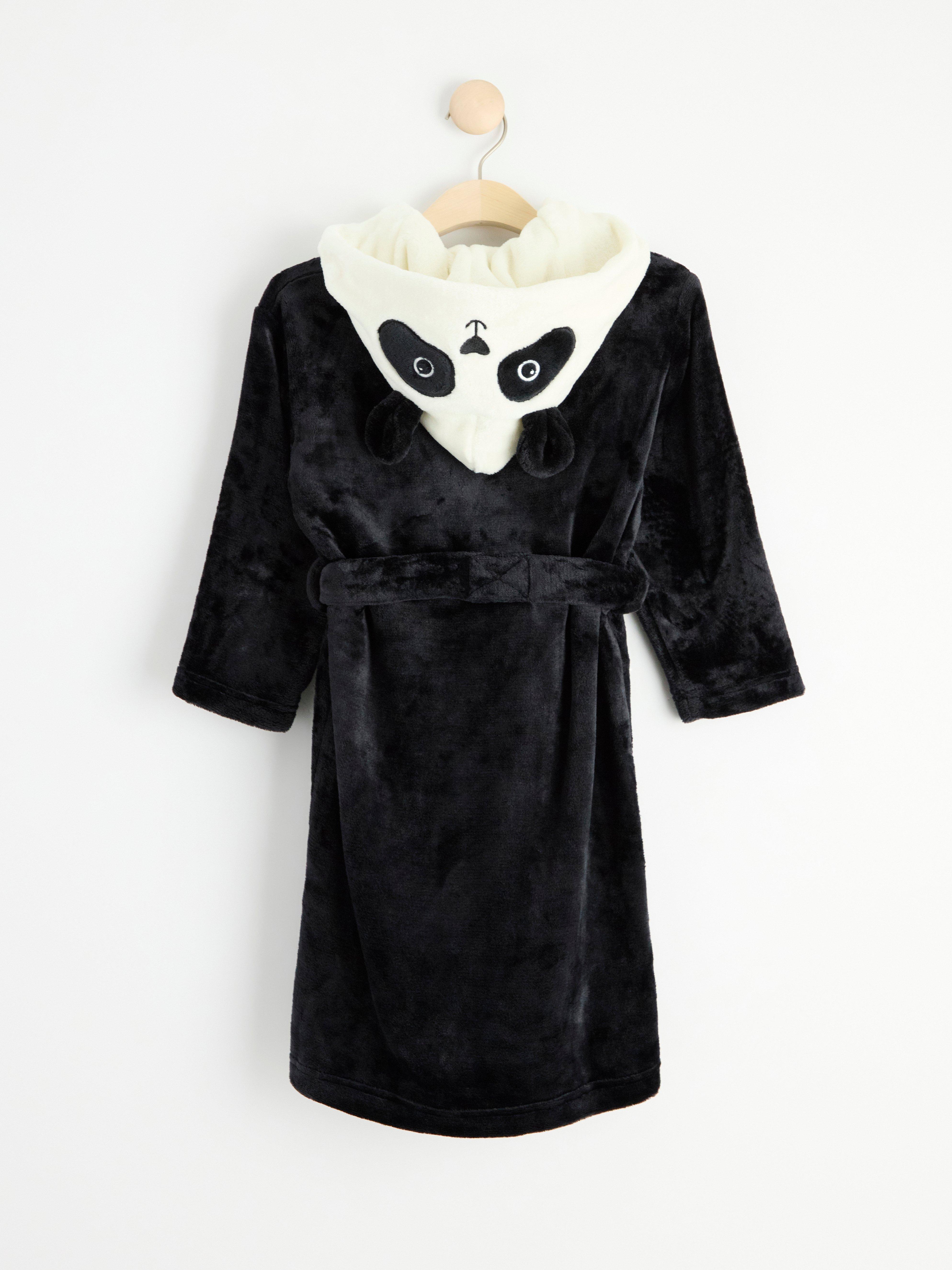Panda fleece robe | Lindex