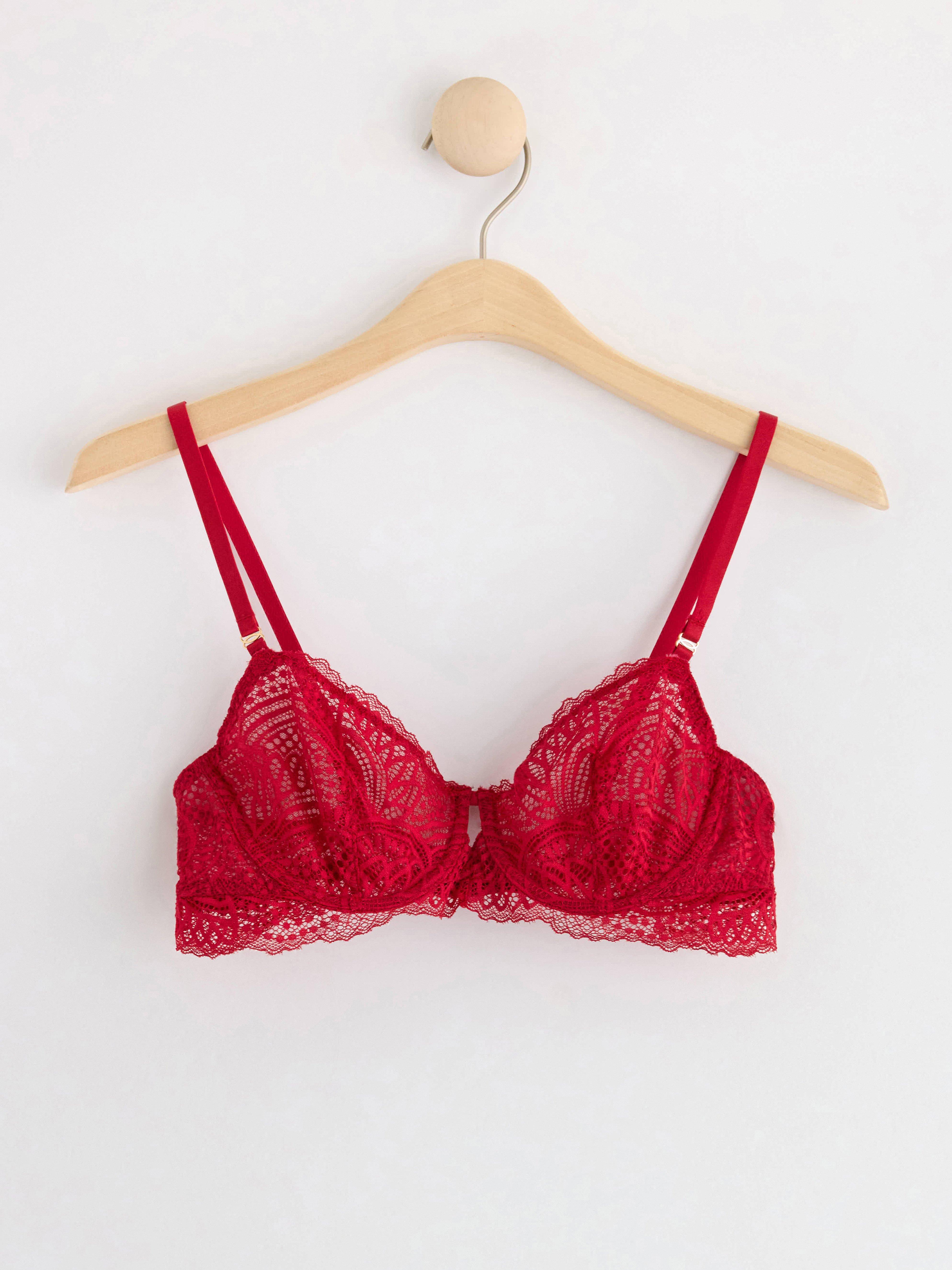 Unpadded bra in lace | Lindex