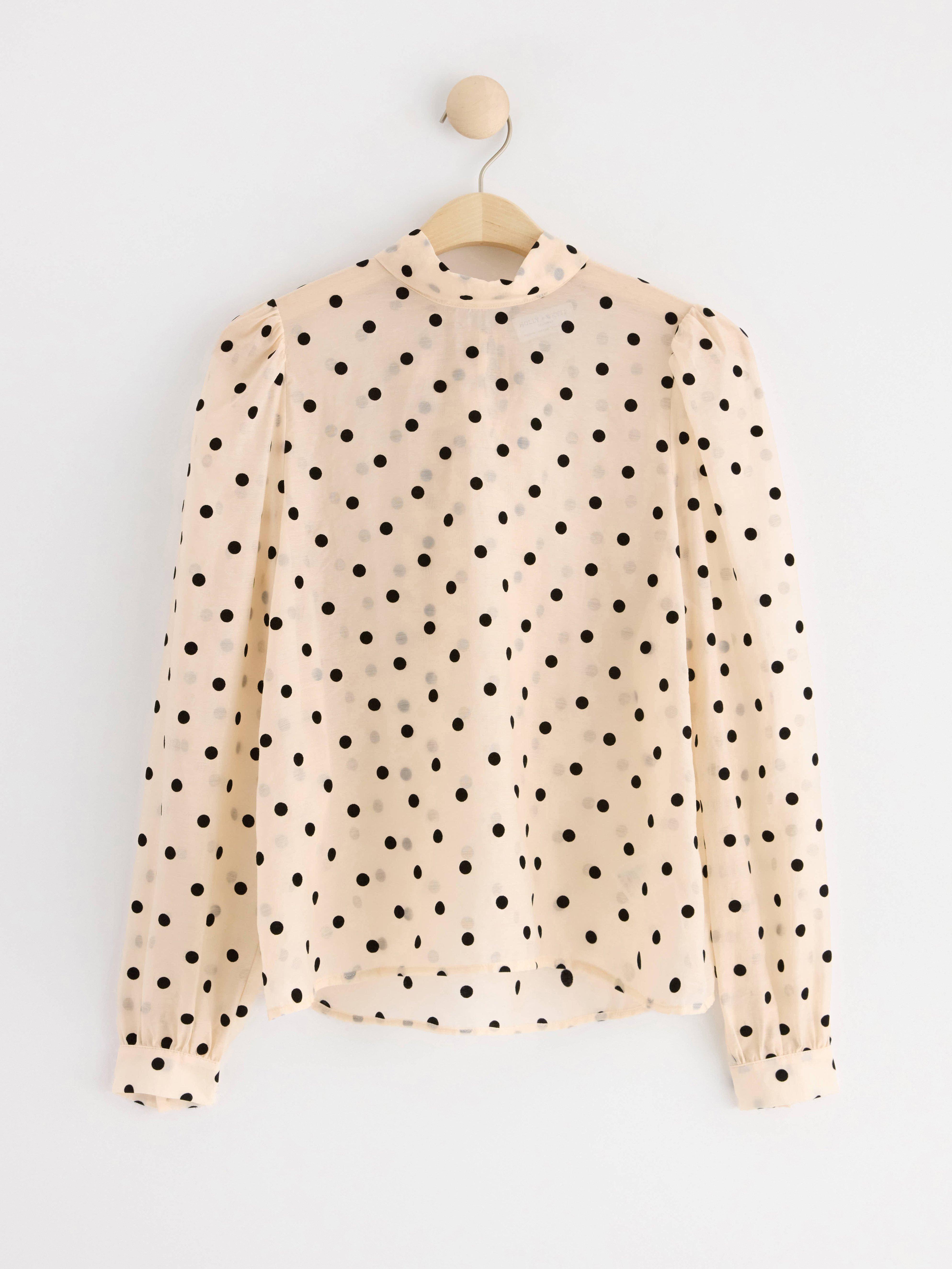 Prickig blus | Lindex