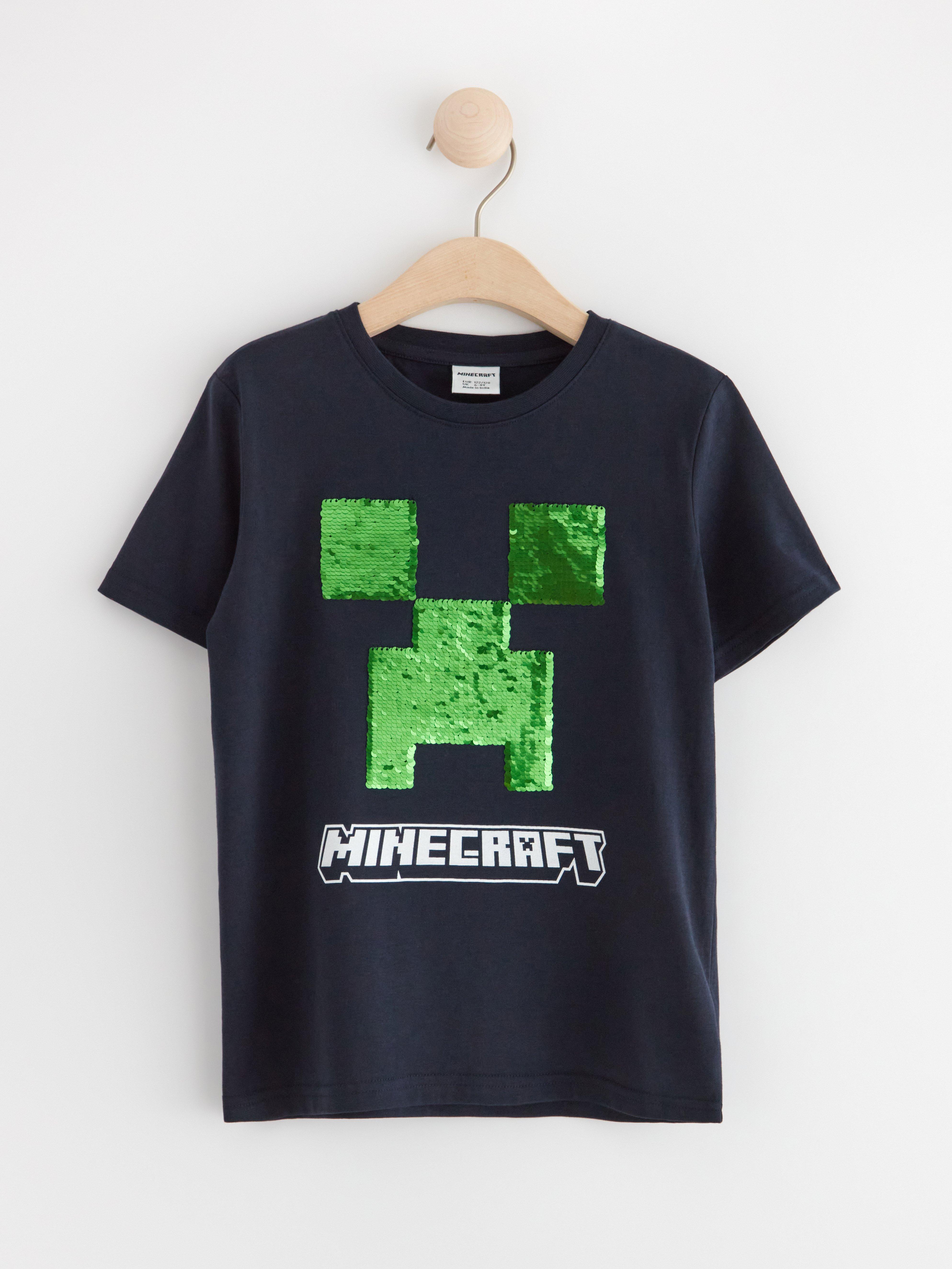 T-shirt med Minecraft och vändbara paljetter | Lindex