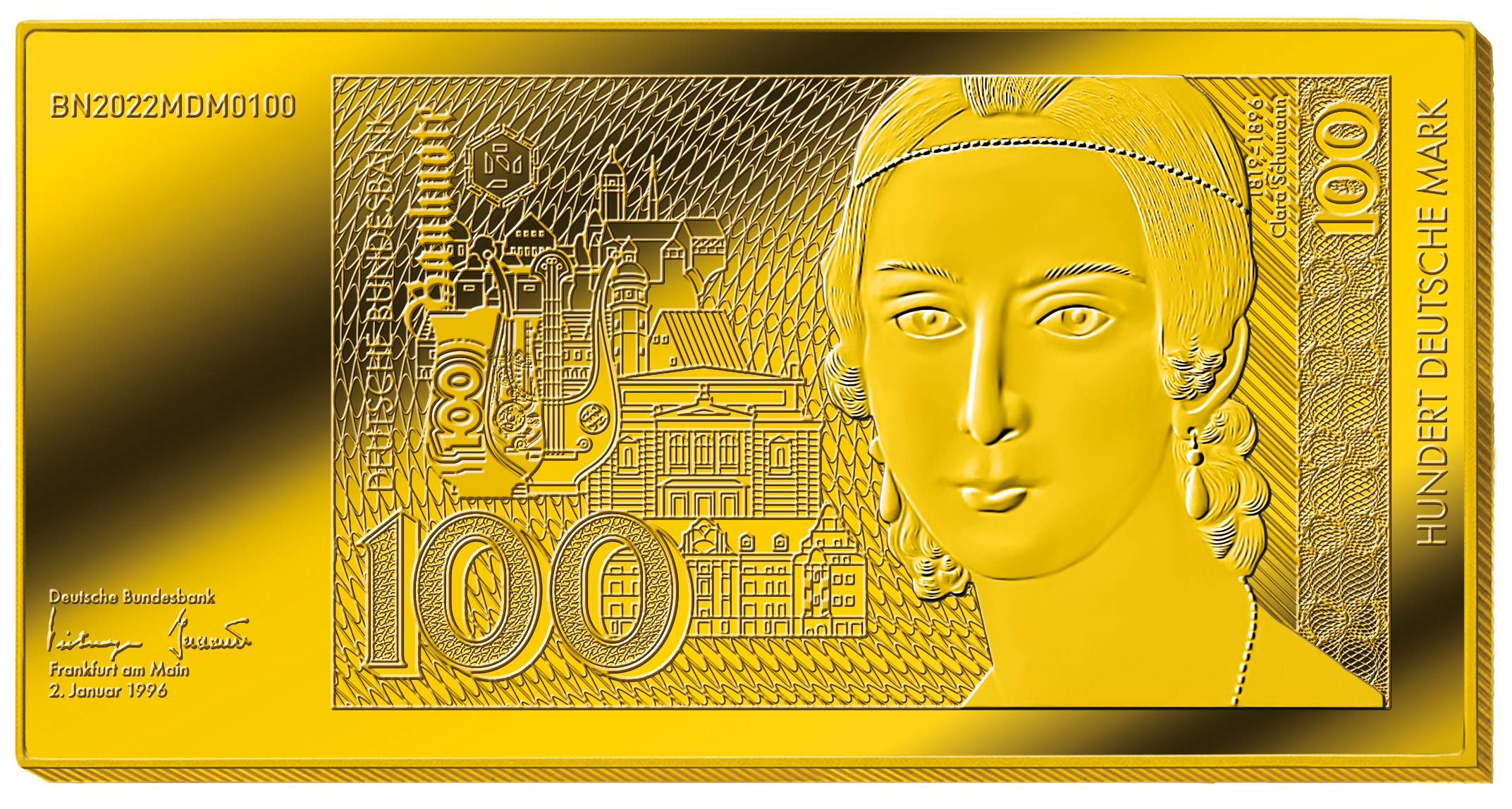 Barrenausgabe der 100 DM-Banknote | MDM