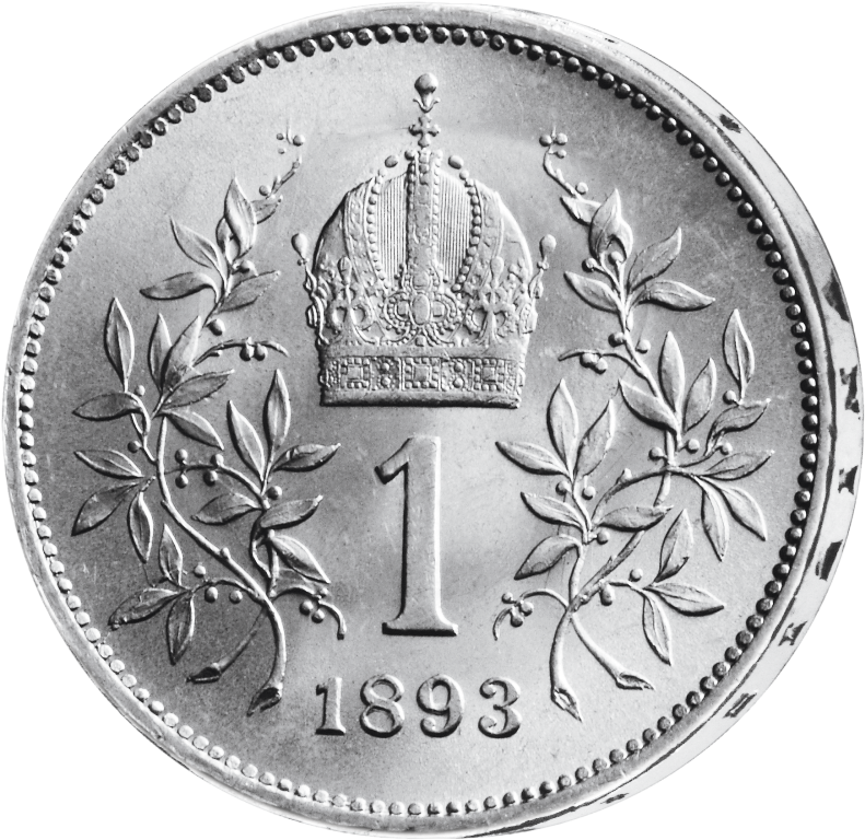 Original-Silbermünze ''1 Krone Franz Joseph I.'' (1892-1907) | IMM Münz ...
