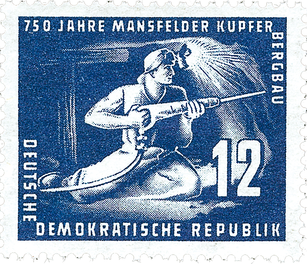 Briefmarke DDR zum 1. Todestag von Thomas Mann - borek.de