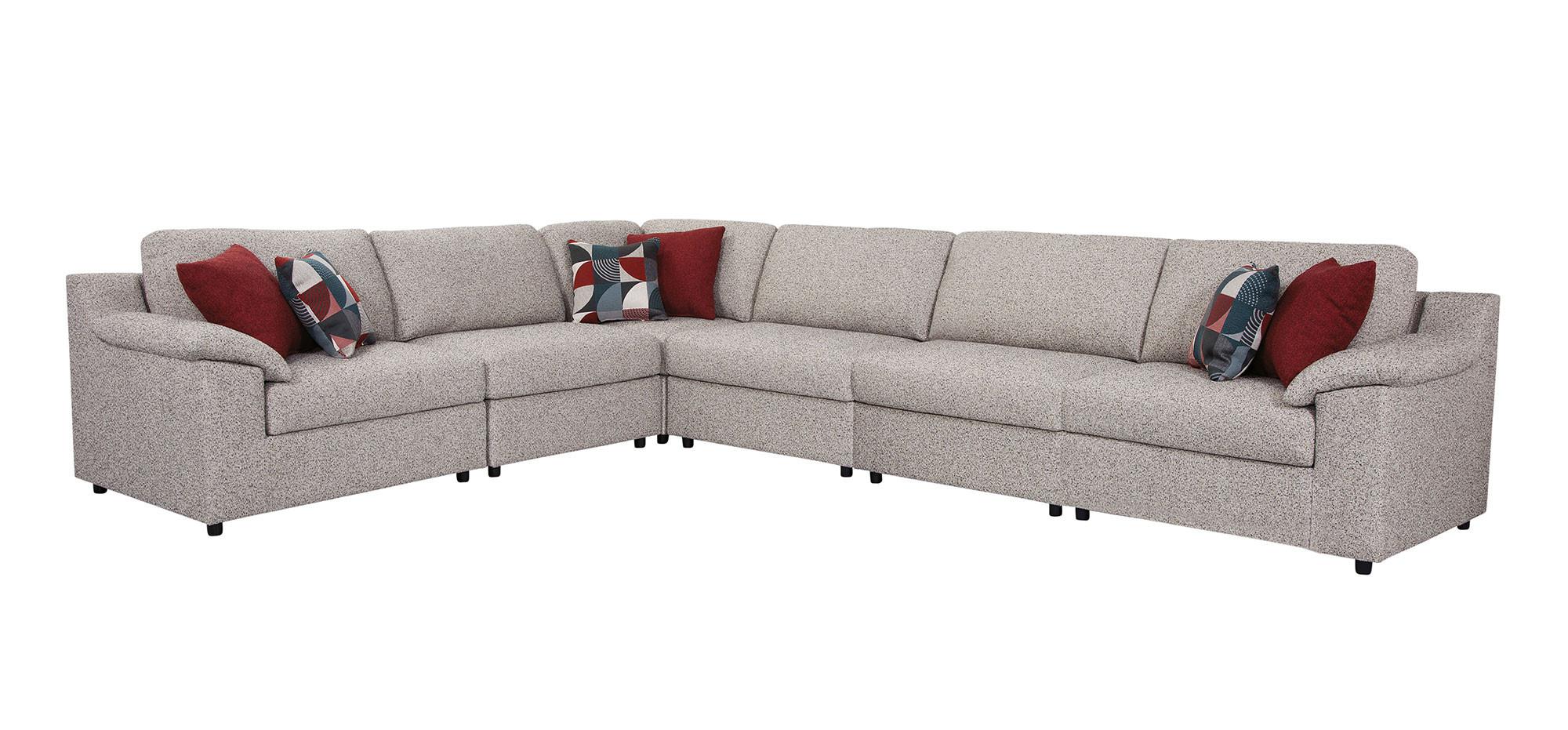 Rent to Own Woodhaven 6 - Piece Sonoma Modular Sectional w/ 3 Armless ...