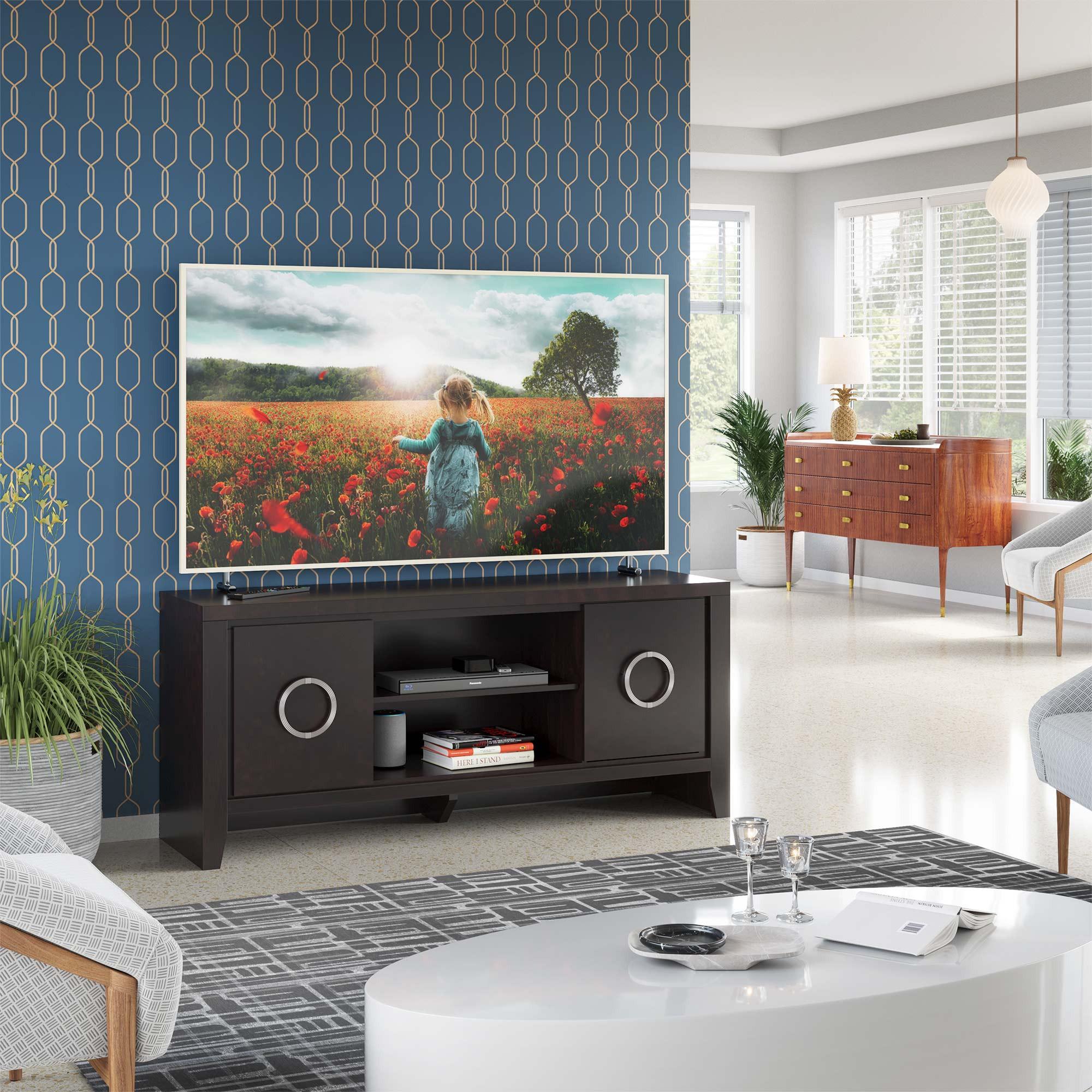 Rent to Own Oak Furniture West 60" TV Console w/ Wood Doors at Aaron's ...