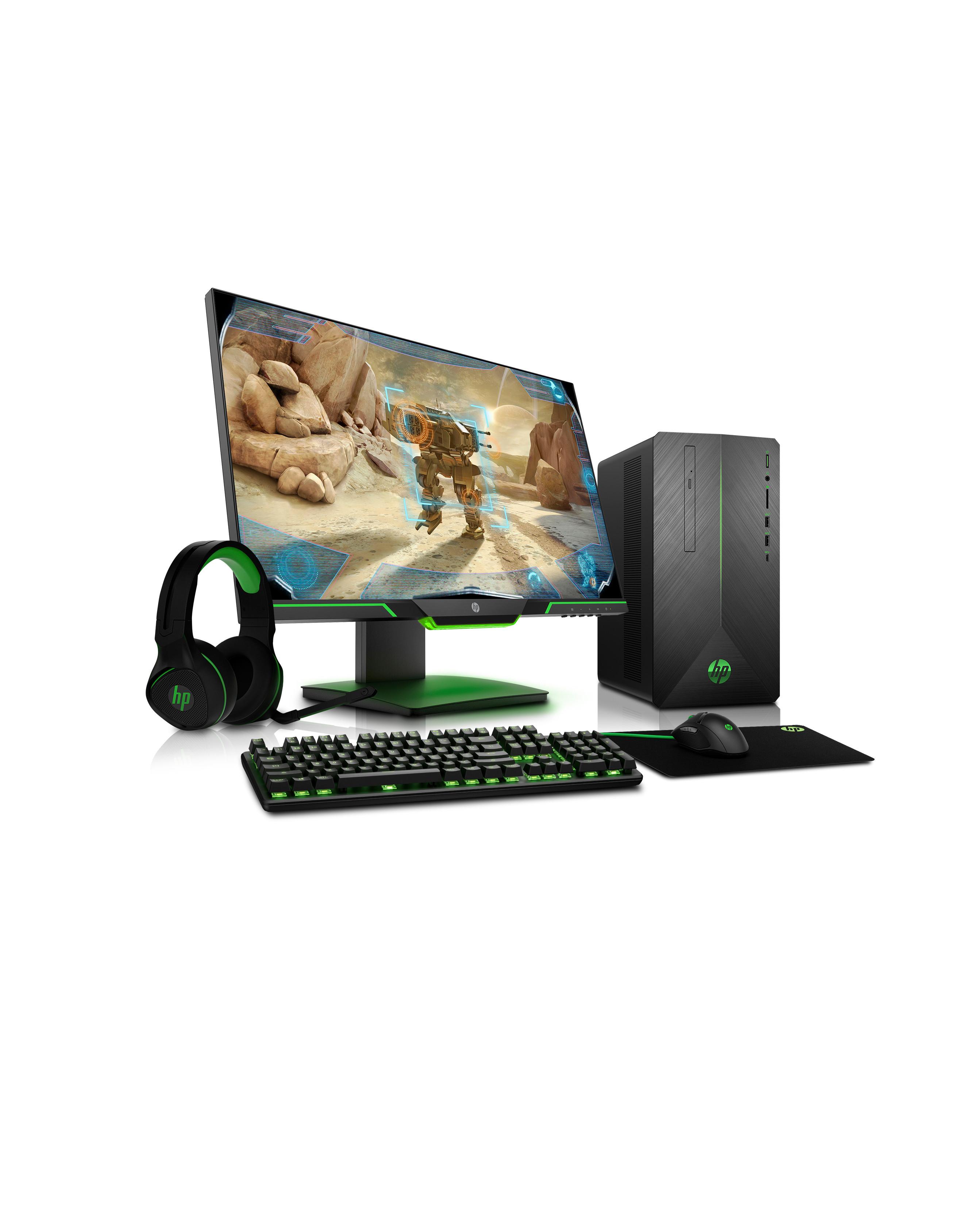 Rent to Own HP Pavilion Desktop Gaming Bundle at Aaron's today!