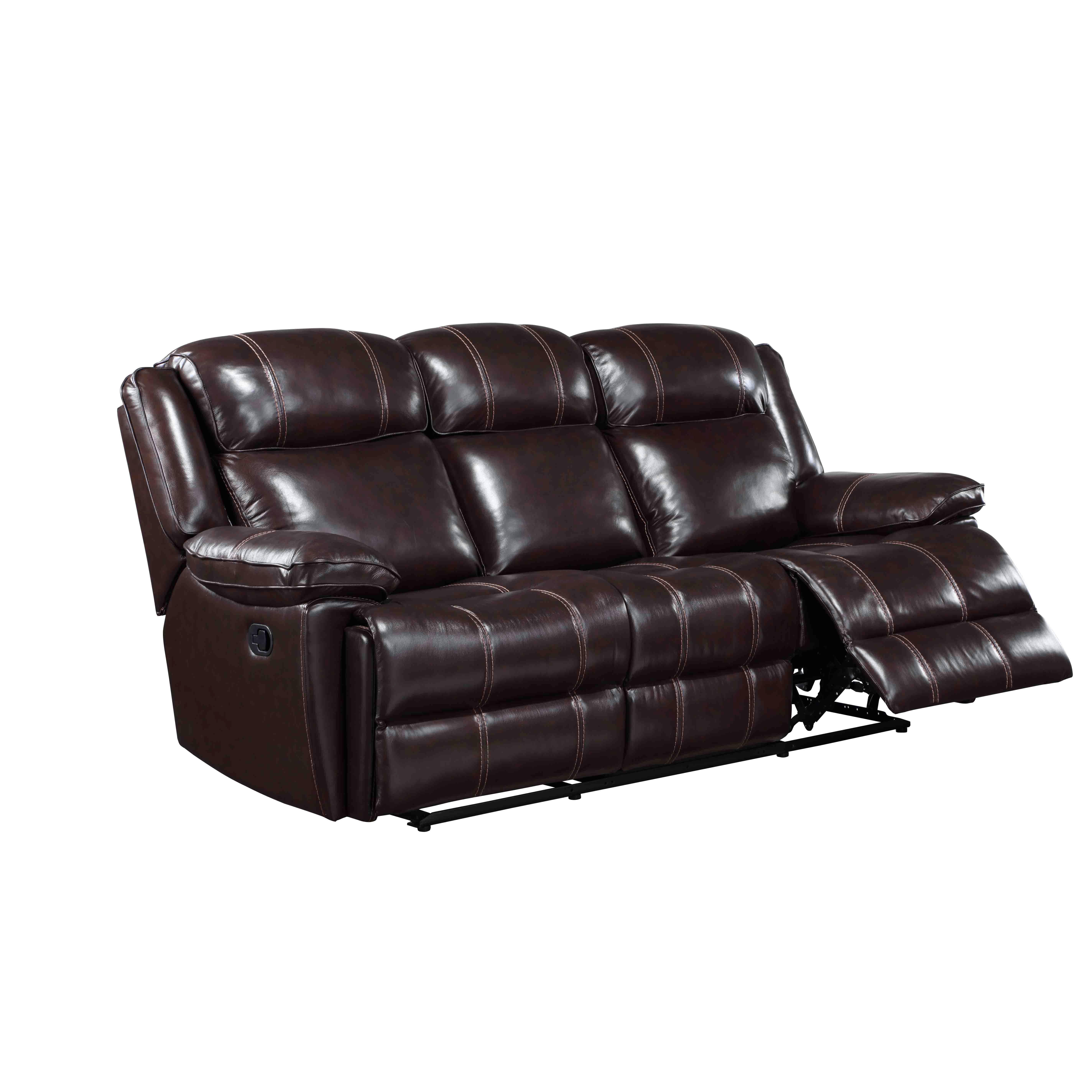 Rent to Own Happy Leather Upholstery Sierra Reclining Sofa at Aaron's ...