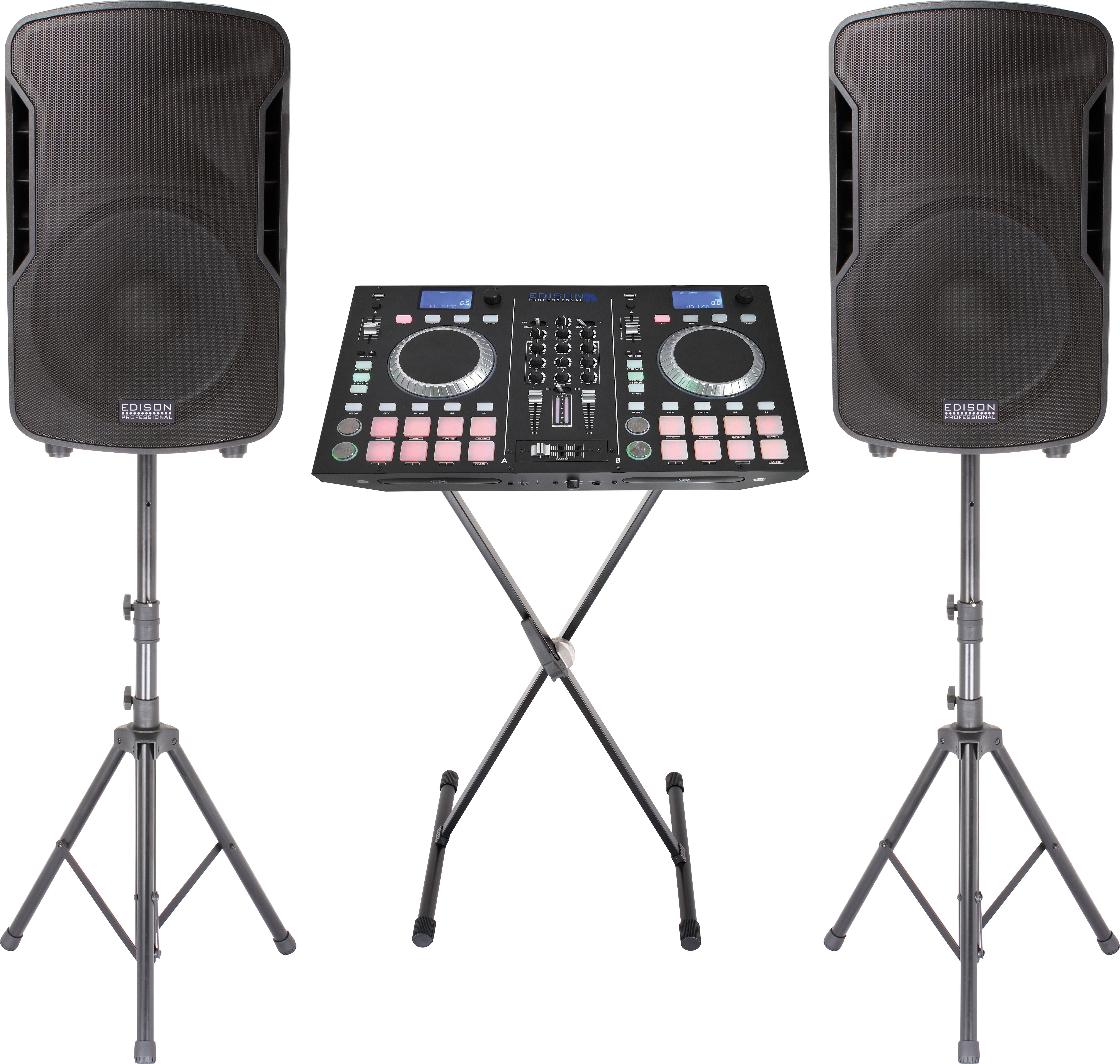 Rent to Own Edison Professional Professional DJ Pro 8000 System at ...
