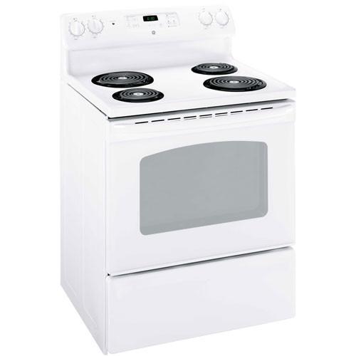 Rent to Own GE Appliances GE 30" Electric Freestanding Range - White at ...