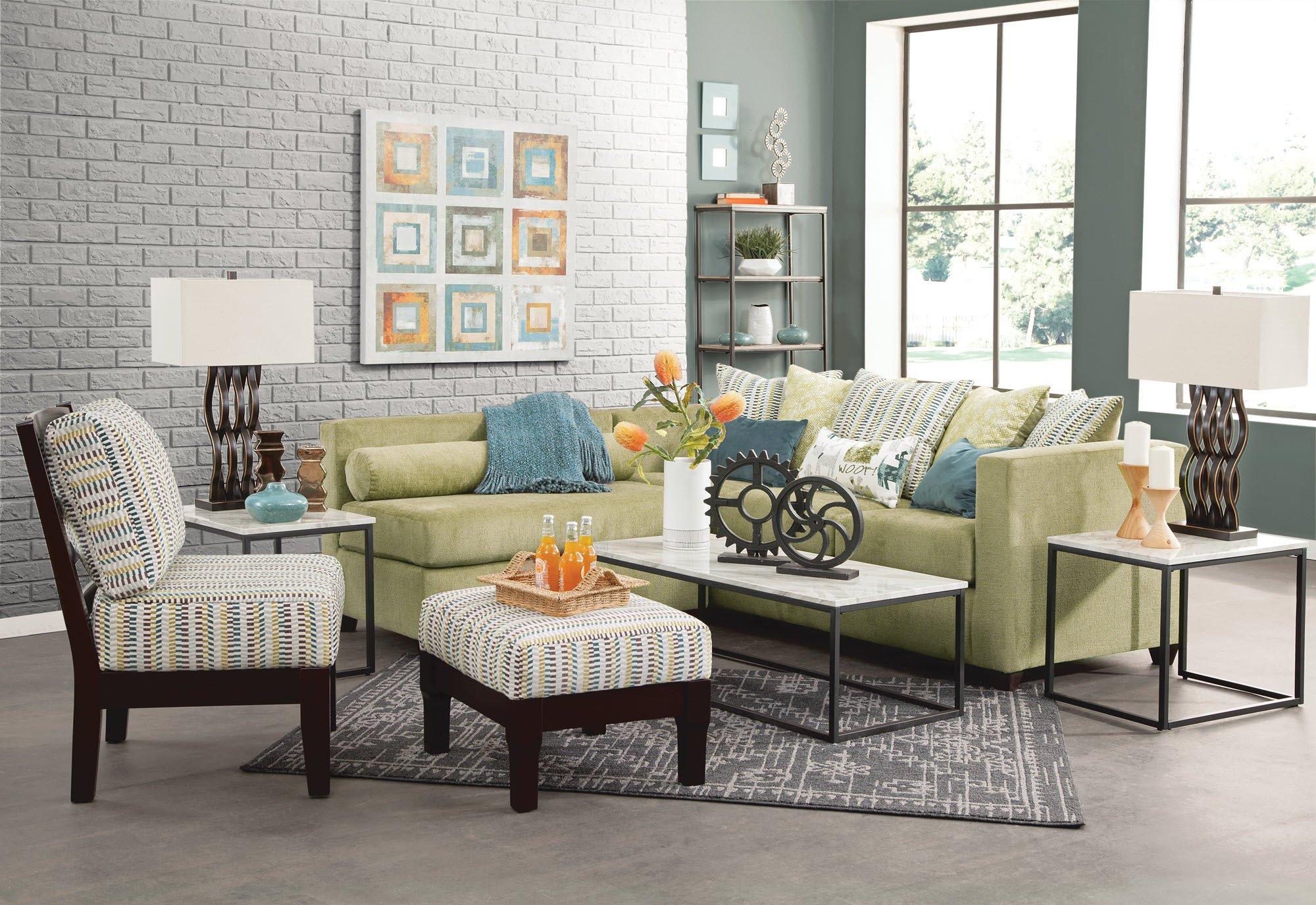 Rent to Own Woodhaven Genie Sofa, Loveseat, Chair and Ottoman at Aaron ...