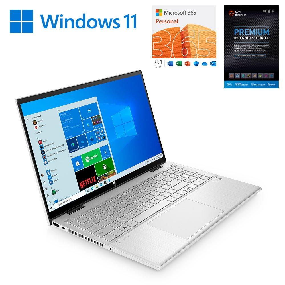 Rent to Own HP HP 15" X360 Laptop w/ Total Defense Internet Security ...