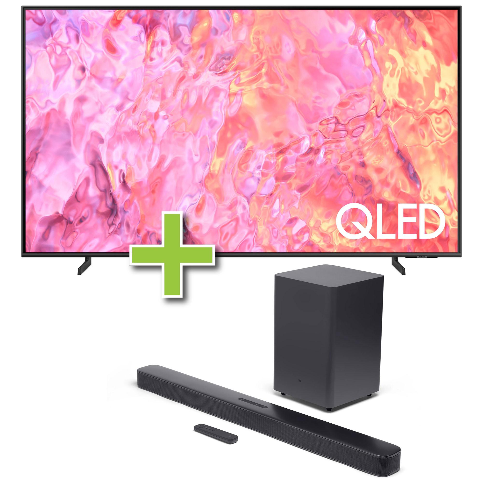 Rent to Own Samsung 65" Samsung QLED 4K UHD Smart TV & JBL 2.1 ch ...
