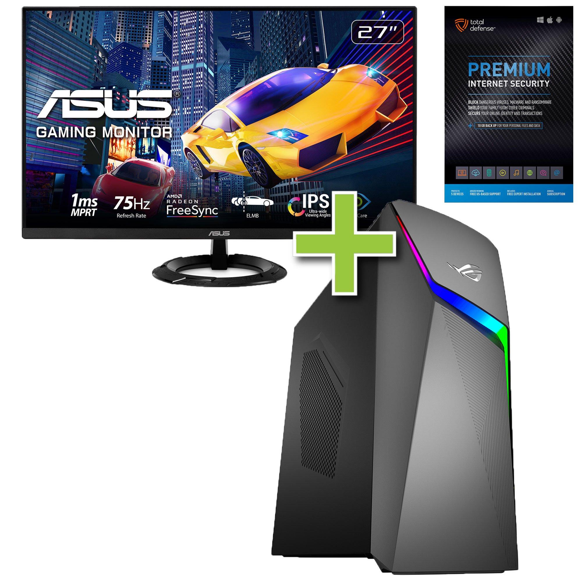 Rent to Own ASUS ASUS ROG Gaming Desktop PC w/ Total Defense Internet ...
