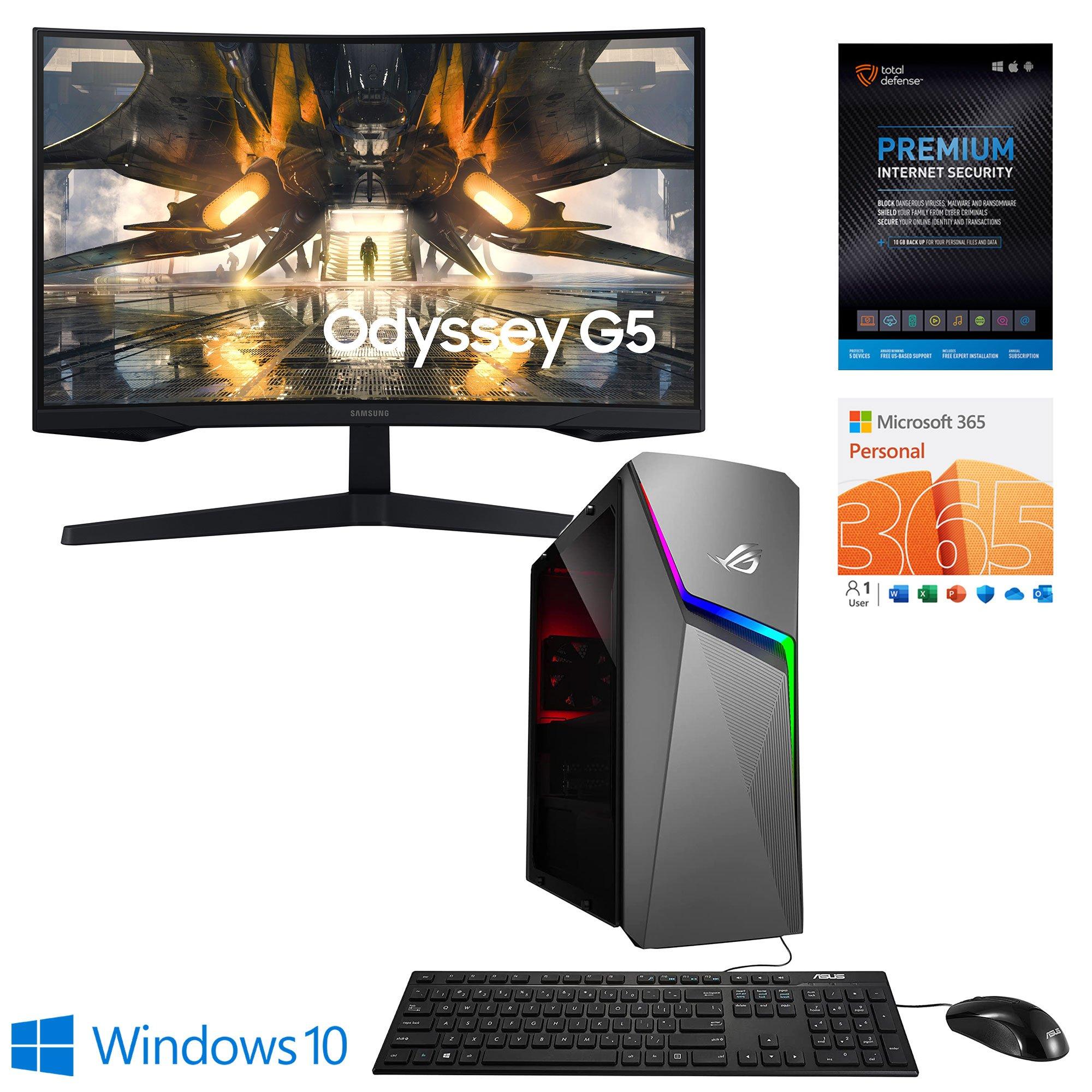 Rent to Own ASUS ASUS Gaming Desktop PC w/ Total Defense Internet ...