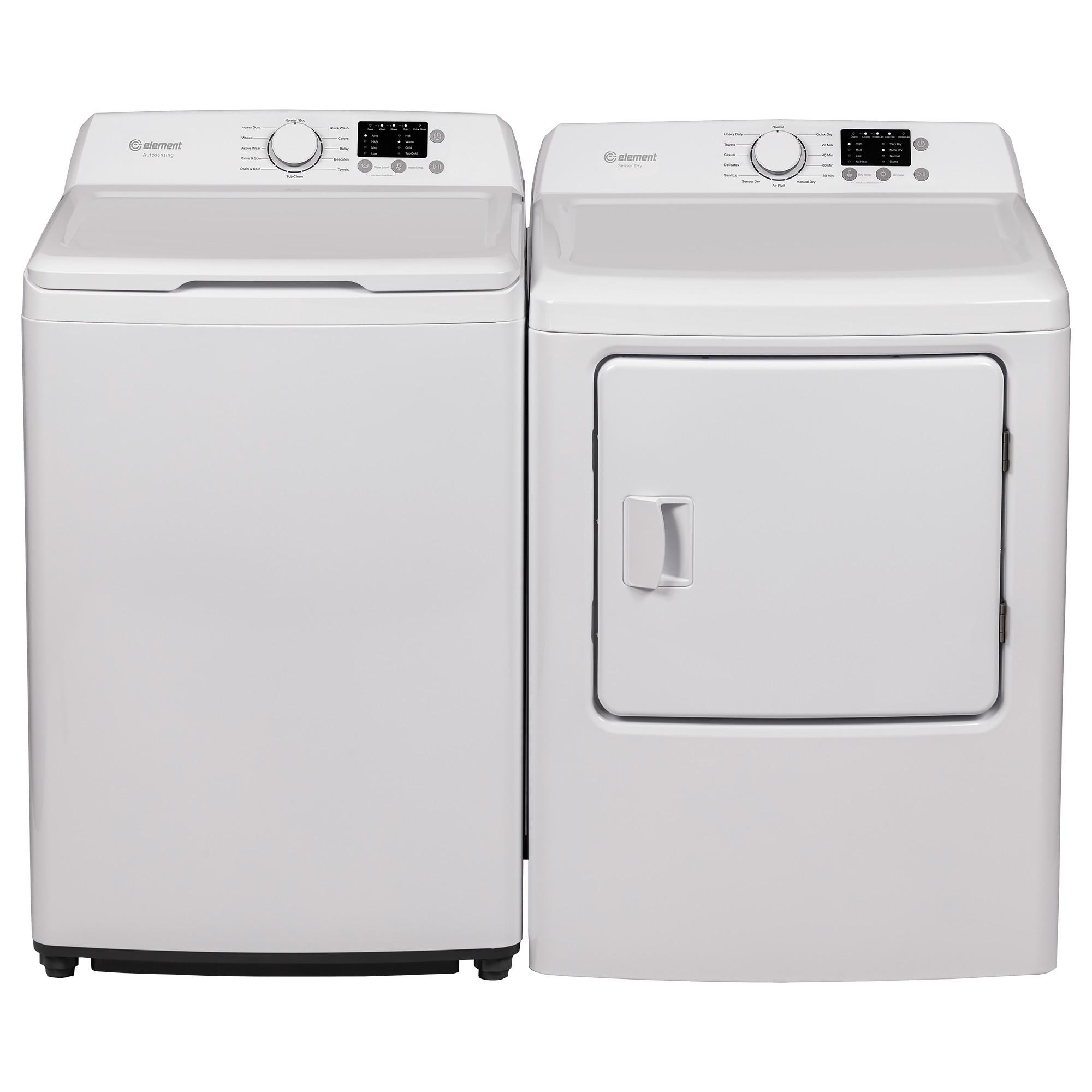 Rent to Own Element Appliances 3.7 cu. ft. Element Top Load Washer & 6. ...