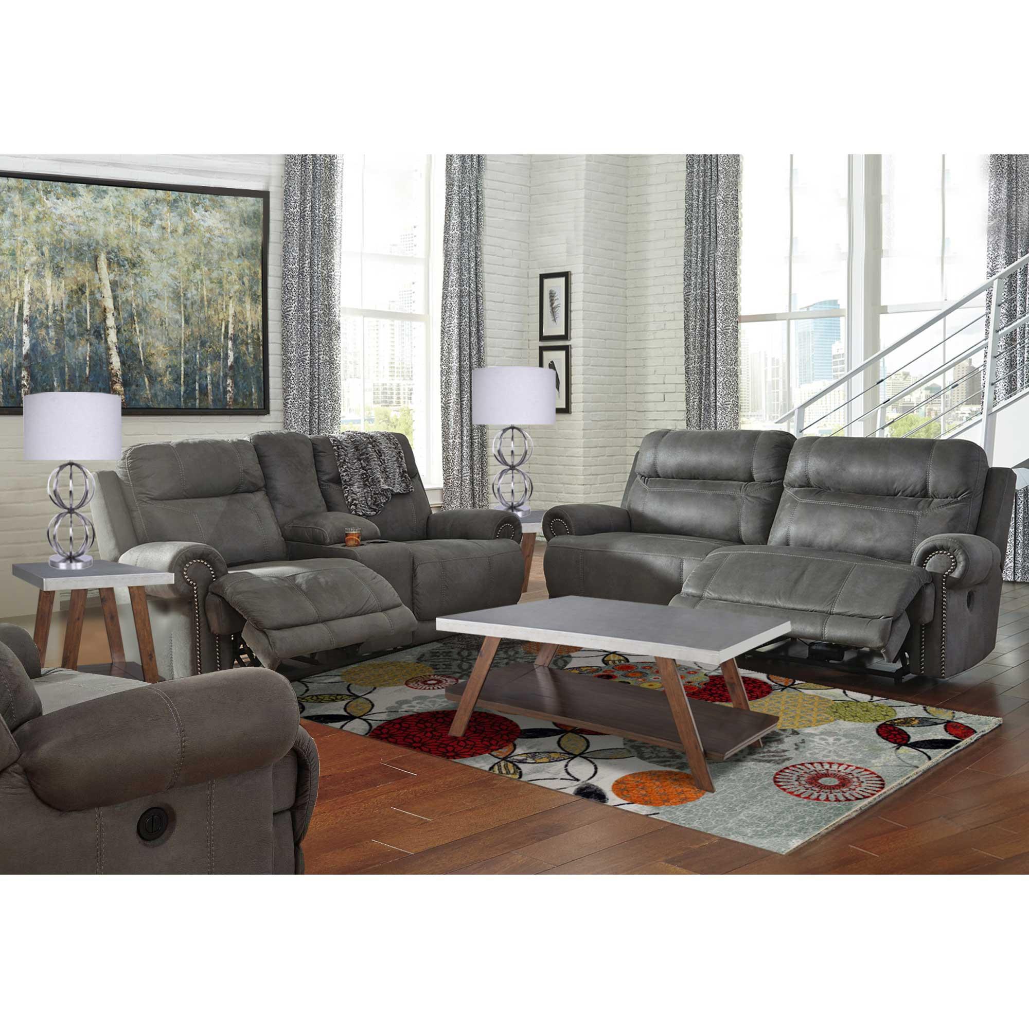 Rent to Own Ashley 9 - Piece Austere Living Room Set w/ Bellenteen ...