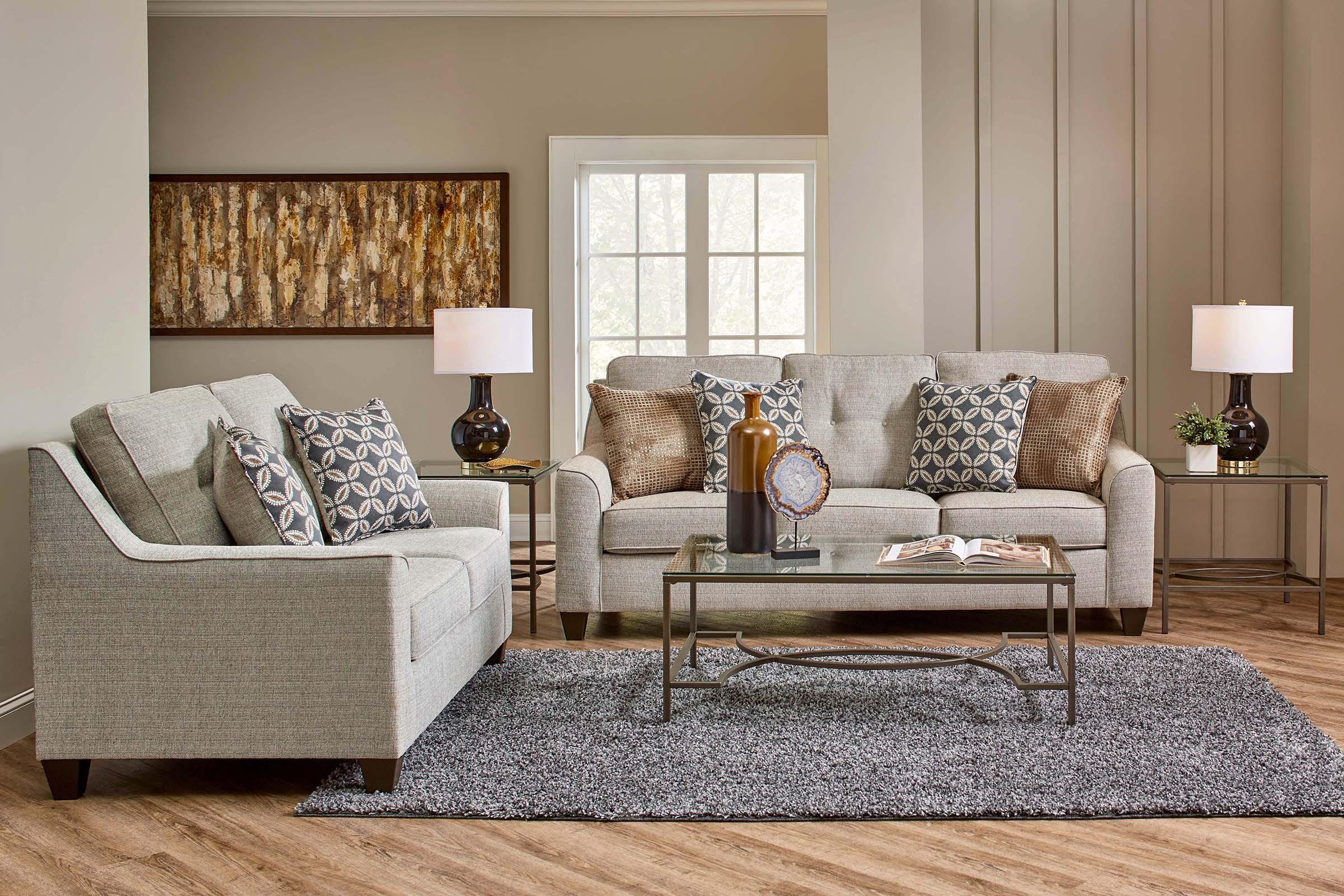 Tweed Sofa Set | Baci Living Room