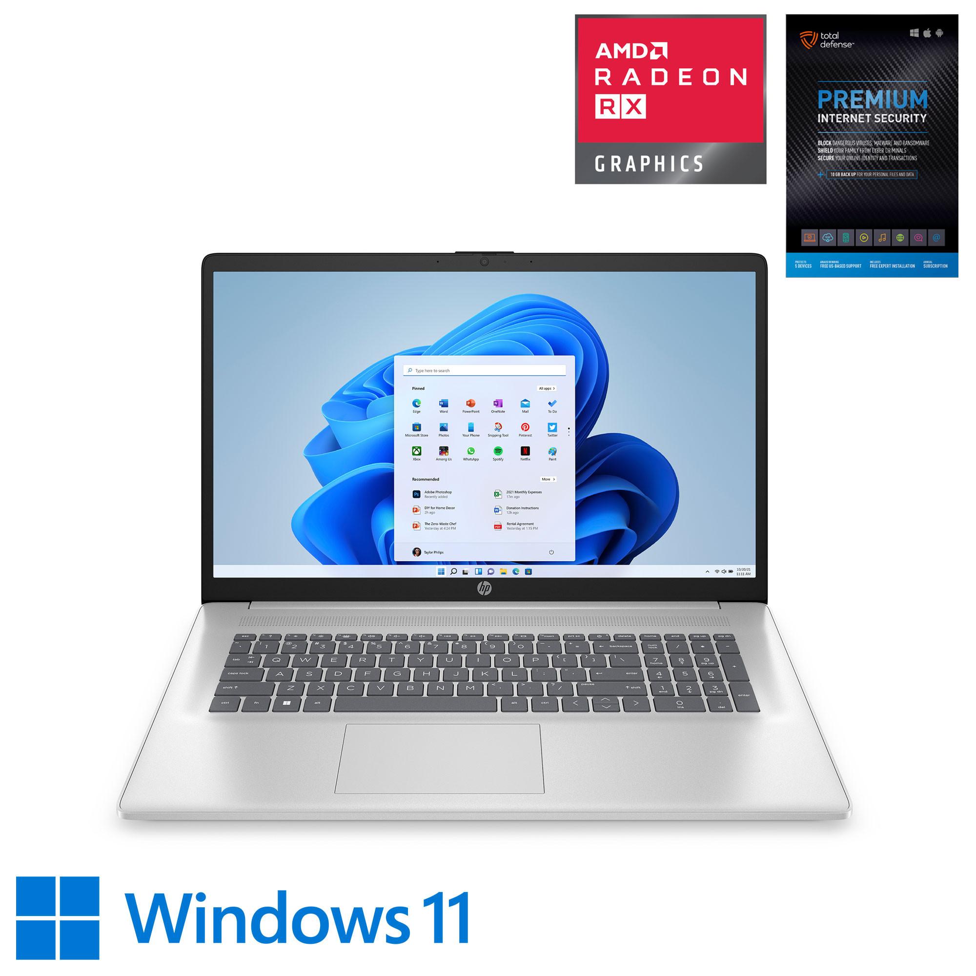 Rent to Own HP 17" HP Laptop w/ 512GB SSD, 8GB RAM, & Total Defense ...