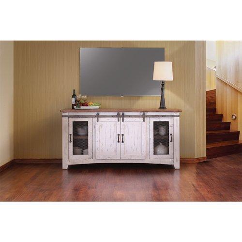 Rent to Own IFD Pueblo White Flat Panel TV Stand at Aaron's today!