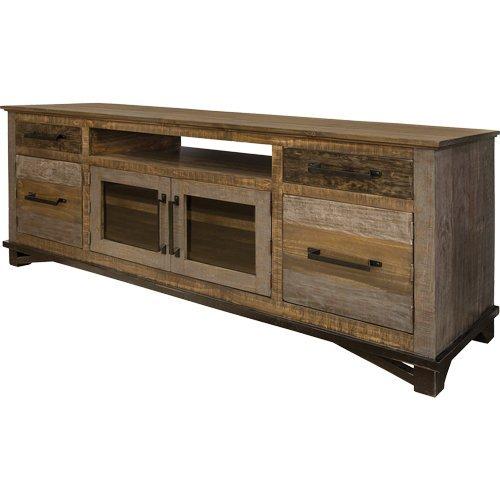 Rent to Own IFD Pine Wood Flat Panel TV Stand at Aaron's today!