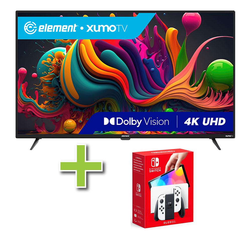 Rent to Own Element 50" Element Xumo 4K Ultra HD Smart TV & Nintendo ...