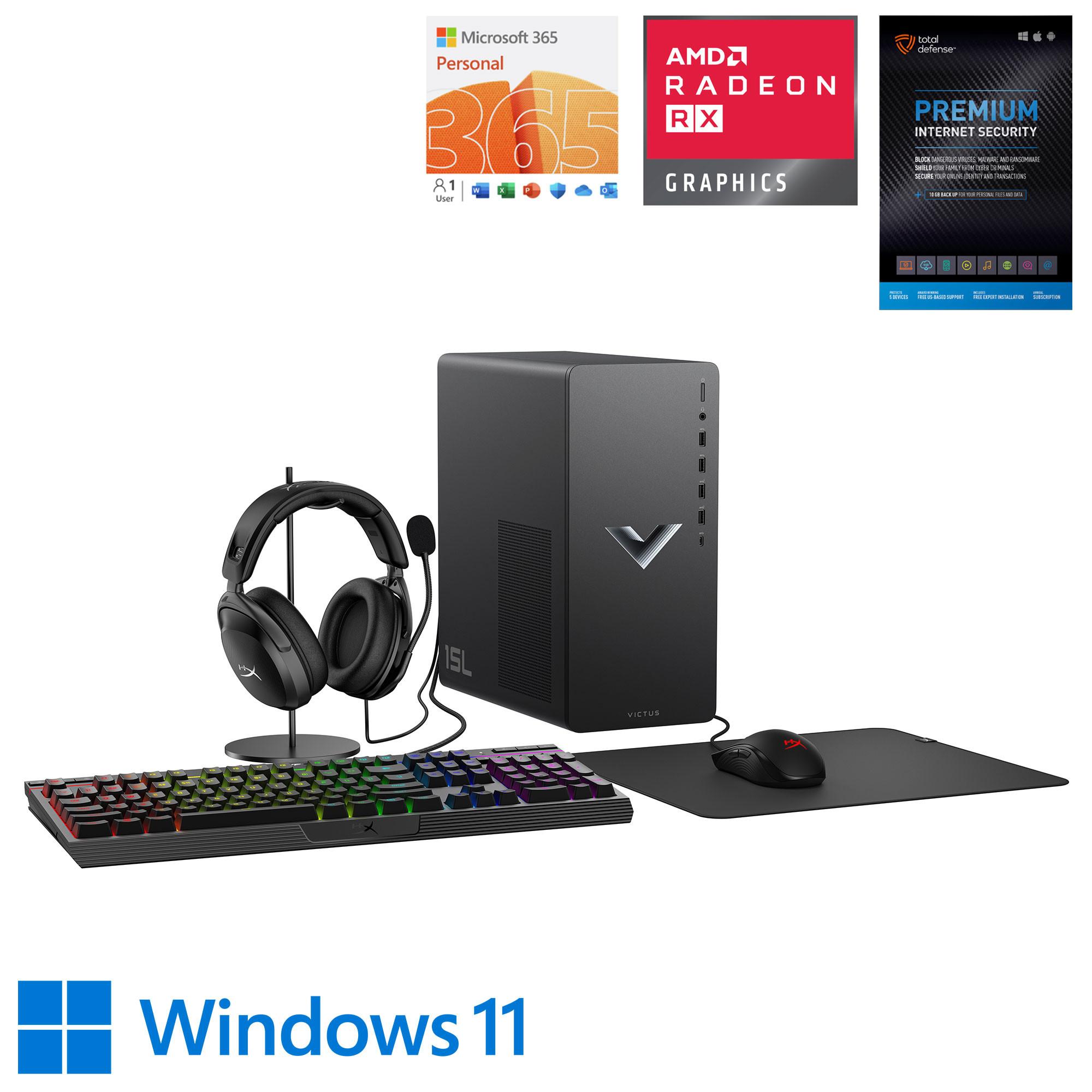 Rent to Own HP HP Victus Gaming Desktop Bundle w/ 512GB SSD, 8GB RAM ...
